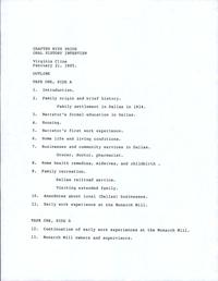 Virginia Cline Oral History Interview [February 21, 1985] Part 1 of 2