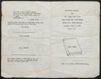 Eulogistic Service for Pfc. Jimmy Lewis Siler