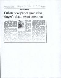 Funeral Programs, Cruz, Curington