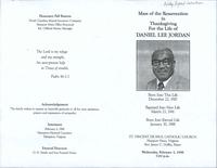 Funeral Programs, Jordan, Joyner, Justice, Kearney