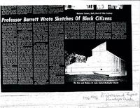 Professor A.C. Barrett article