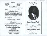 Funeral Programs, Luster, Lynch, Lyon, Lyons