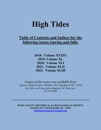 High Tides: Table of Contents and Indices [2018-2022]