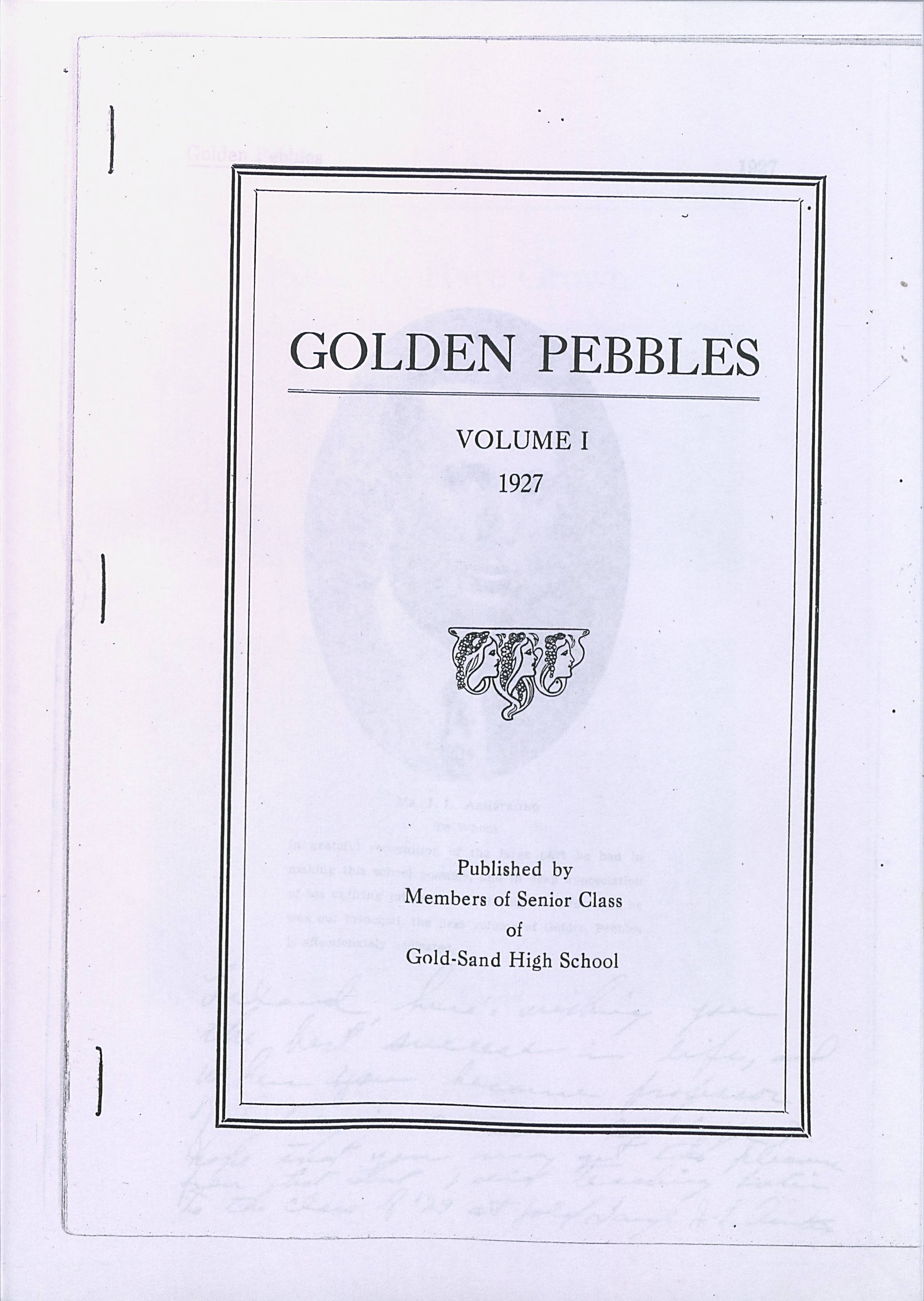 Golden Pebbles [1927]
