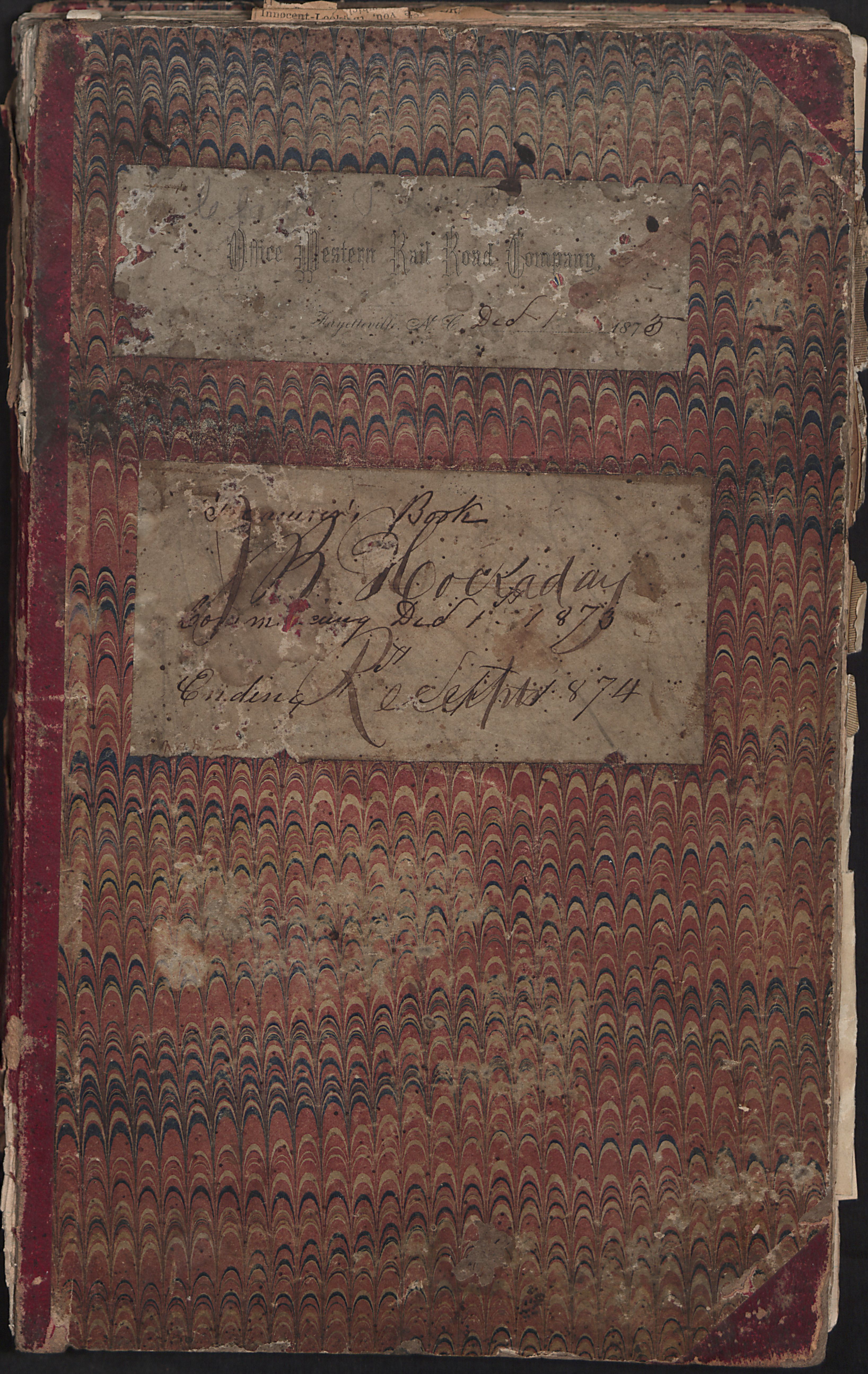 Western Rail Road ledger