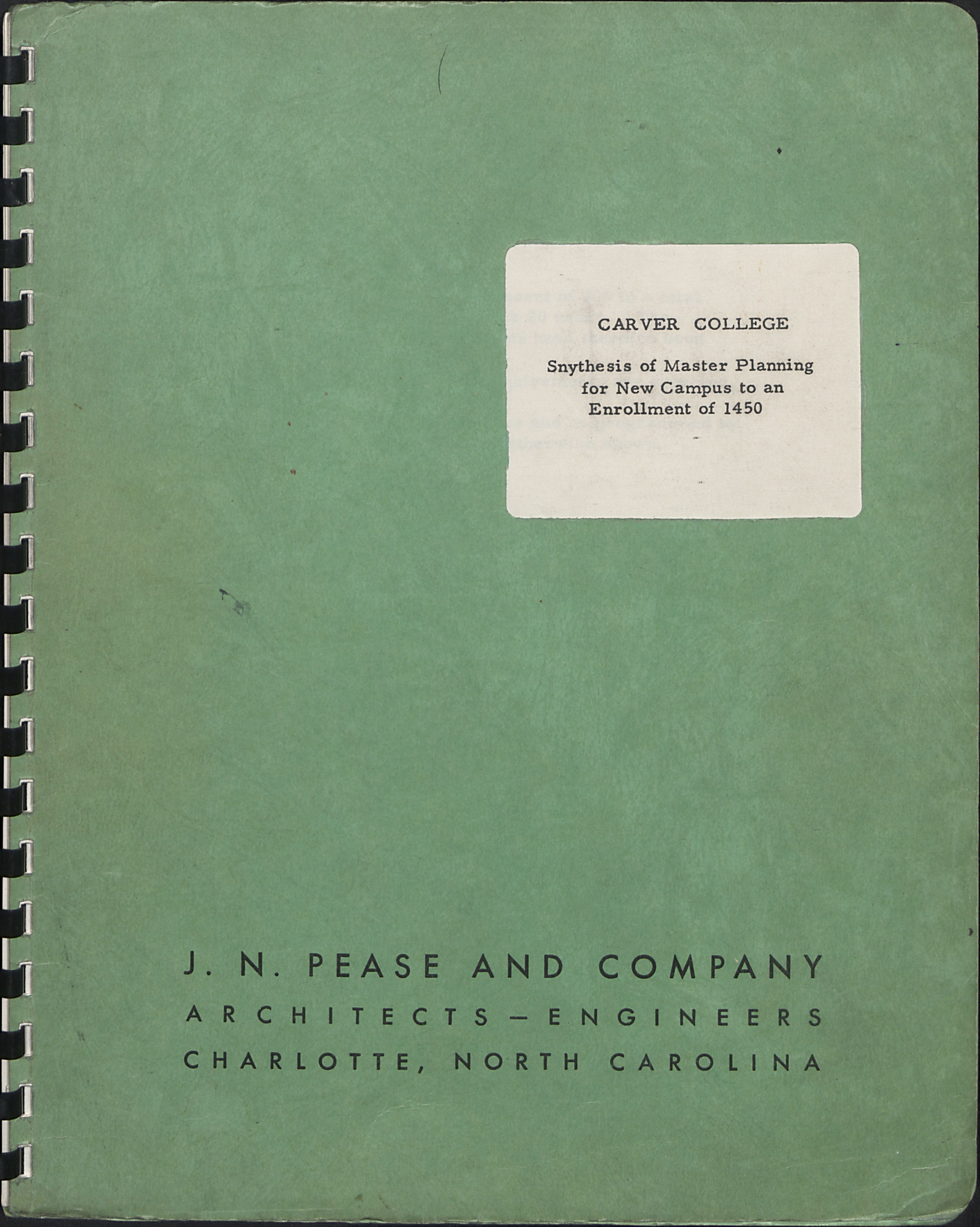 Carver College Collection Folder 1.2/4