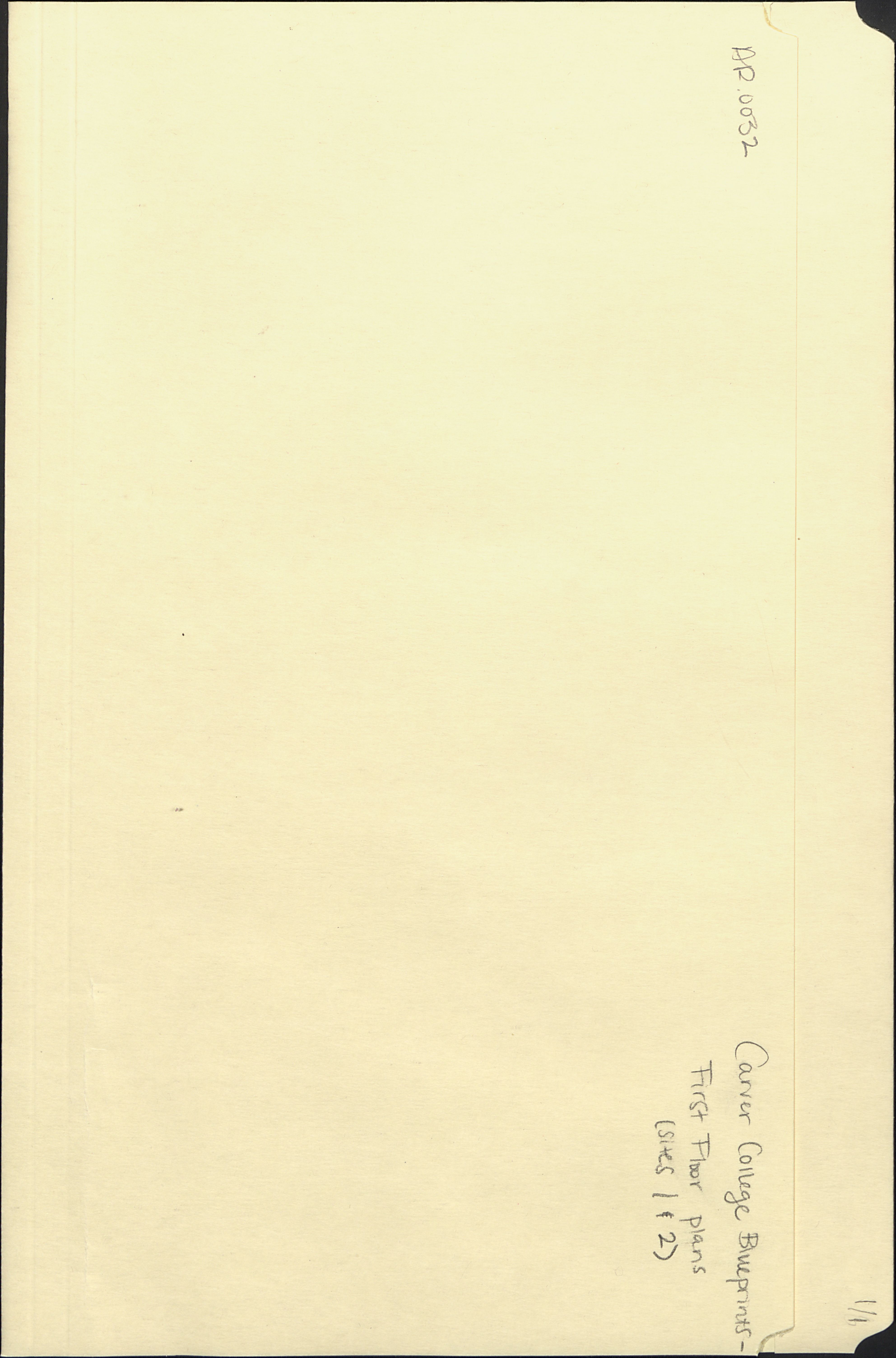 Carver College Collection Folder 2.1/1