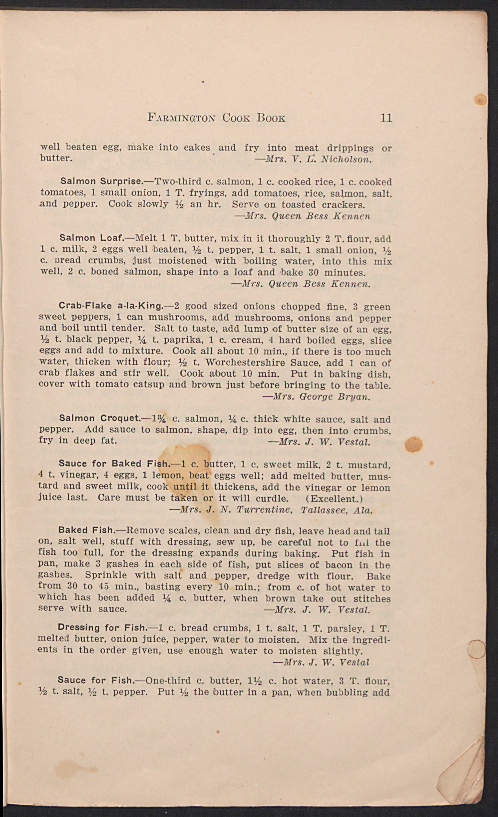 Farmington Cook Book: Right and Ready Recipes