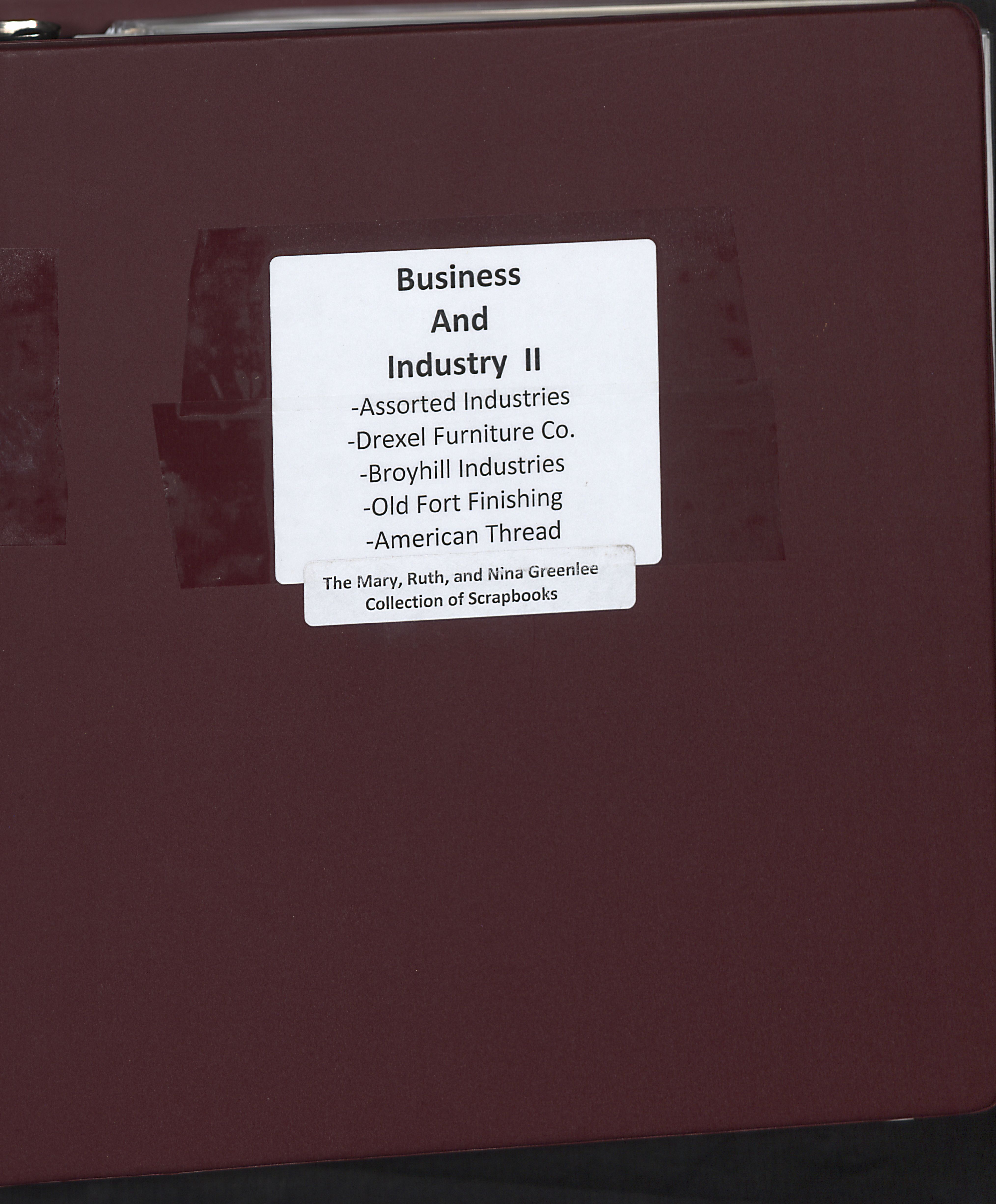 McDowell County Business and Industry Scrapbook 2