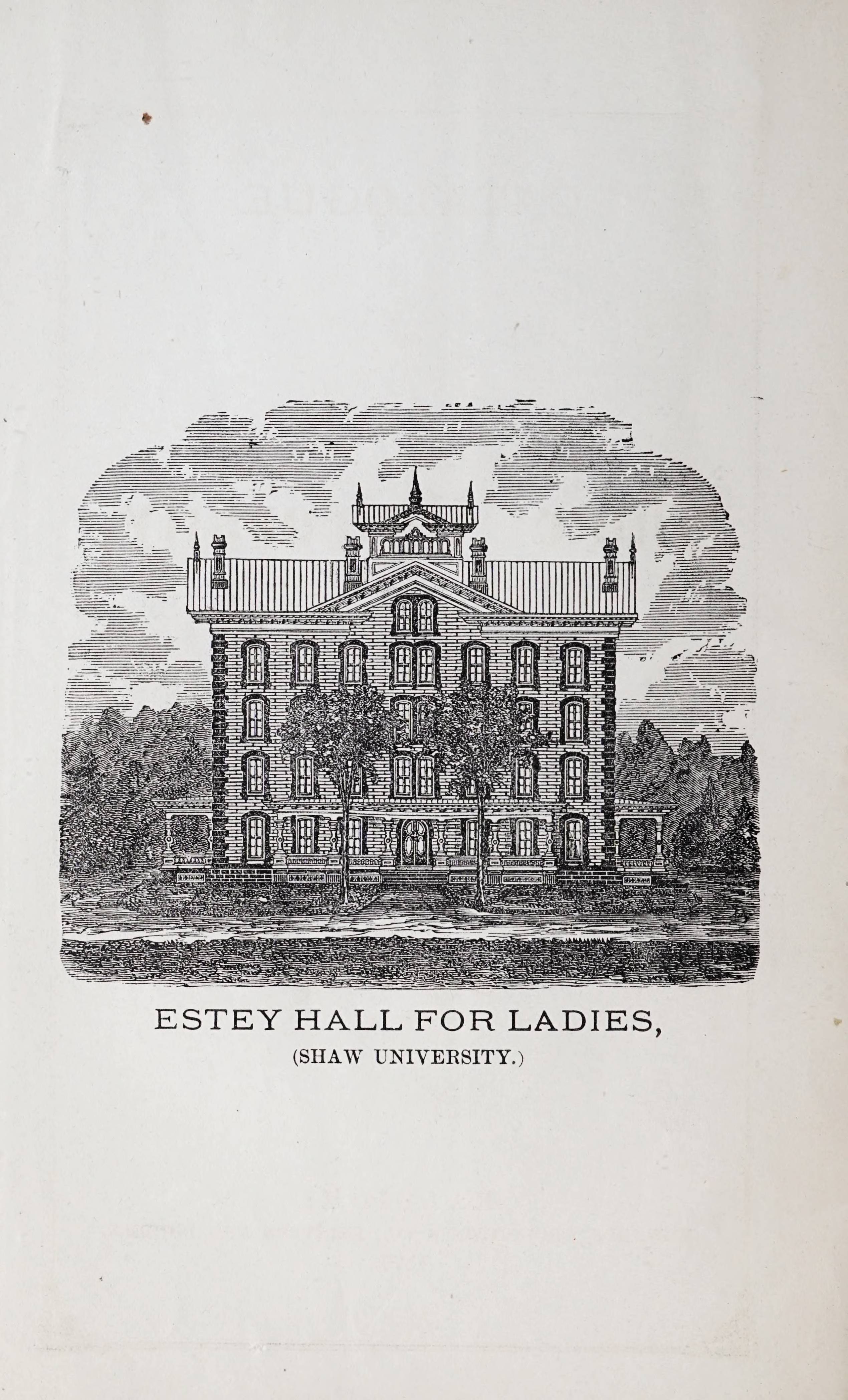 Catalogue of Shaw University [1876-1877]