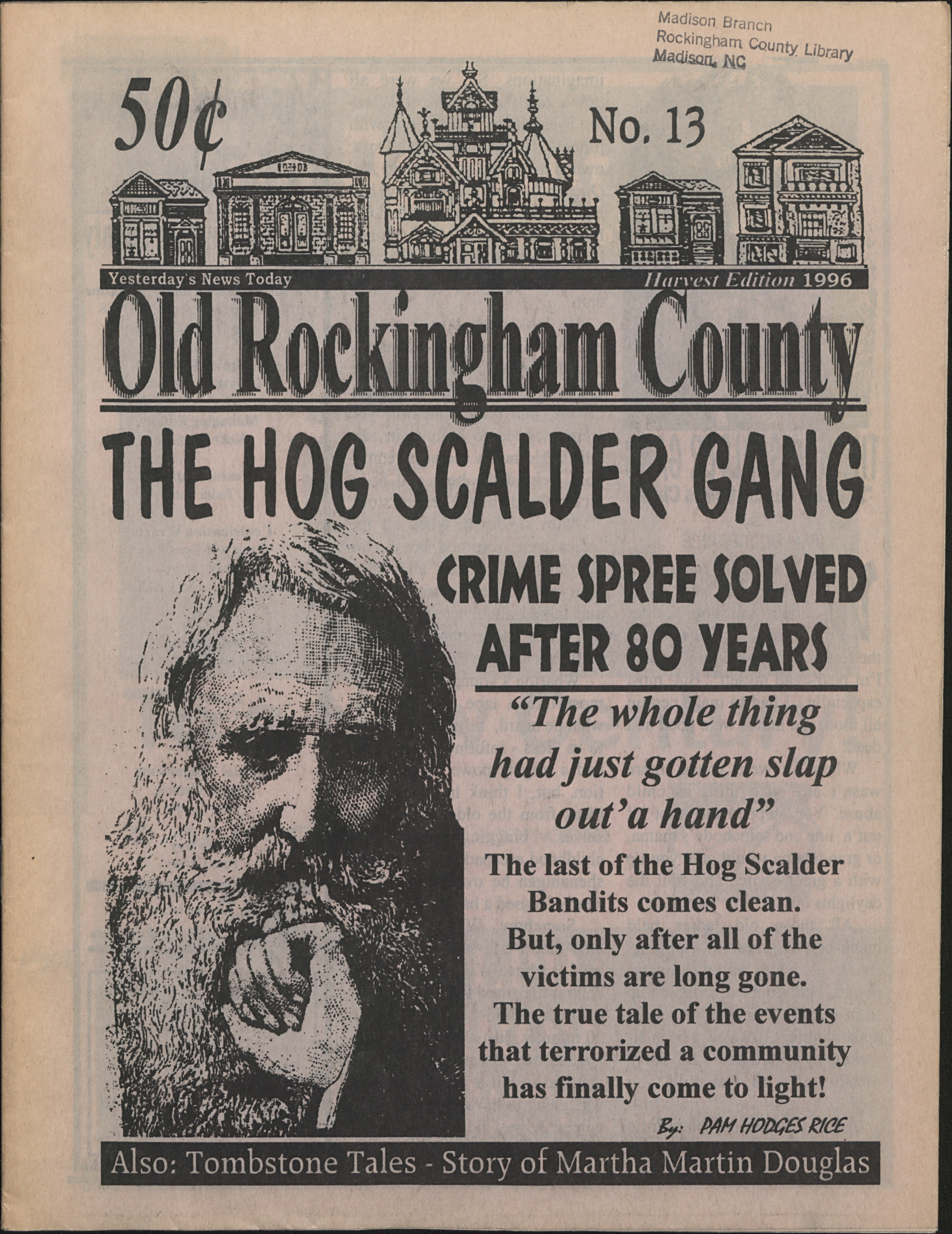 Old Rockingham County, No. 13 [Eden, N.C.: 1996]