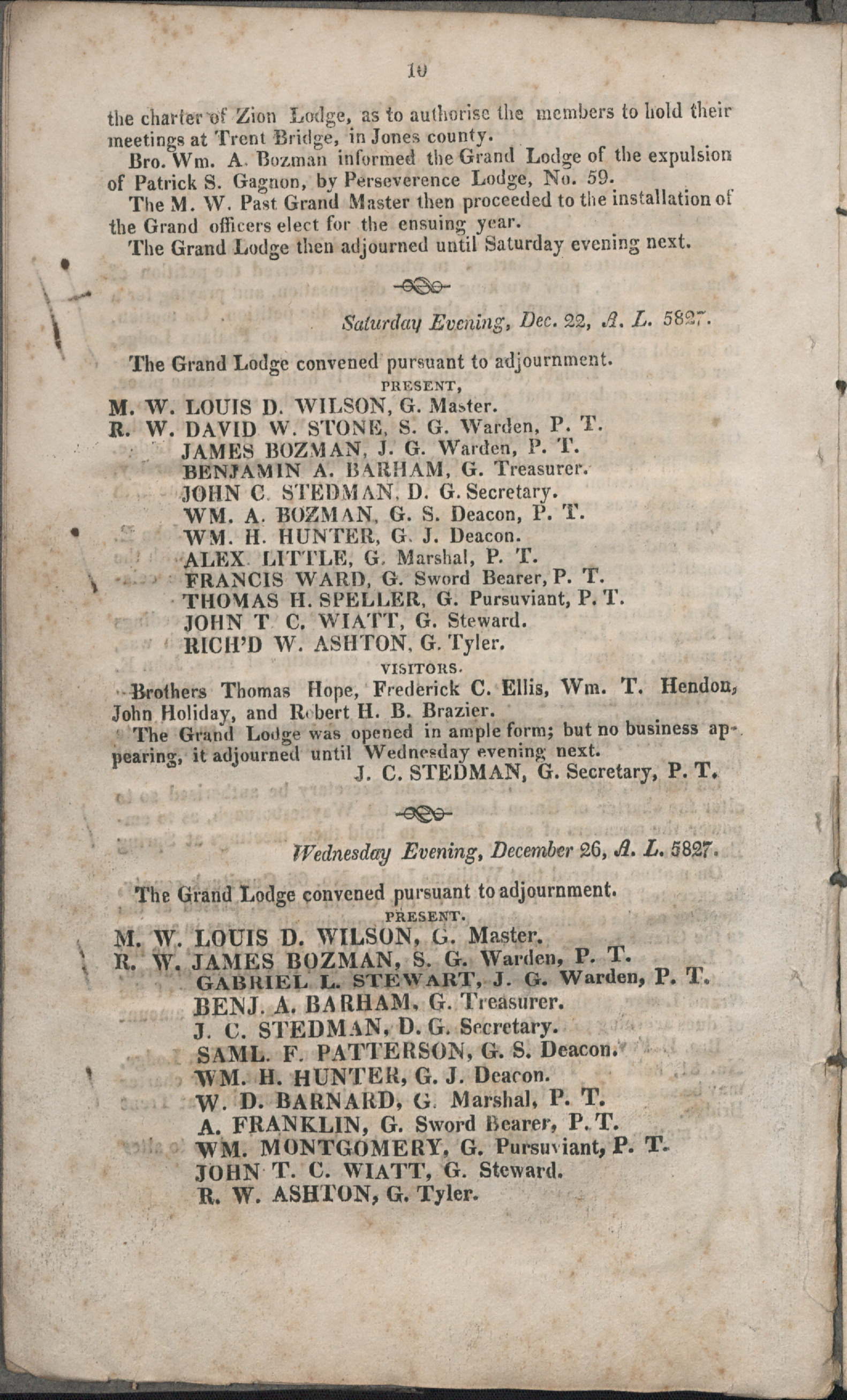 Proceedings of the Grand Lodge of Ancient York Masons of North Carolina ...