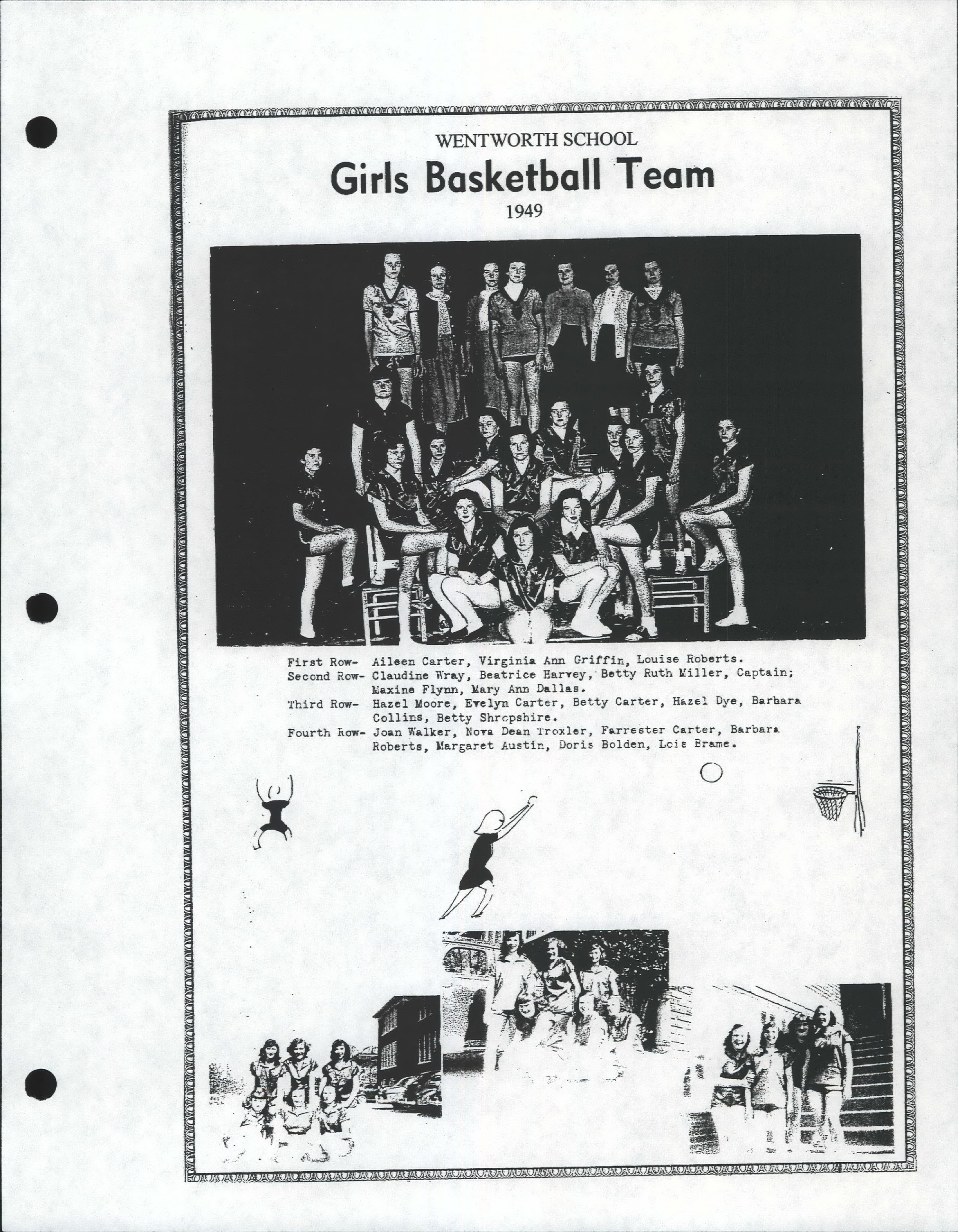 Wentworth High School, 1923-1961, Volume I