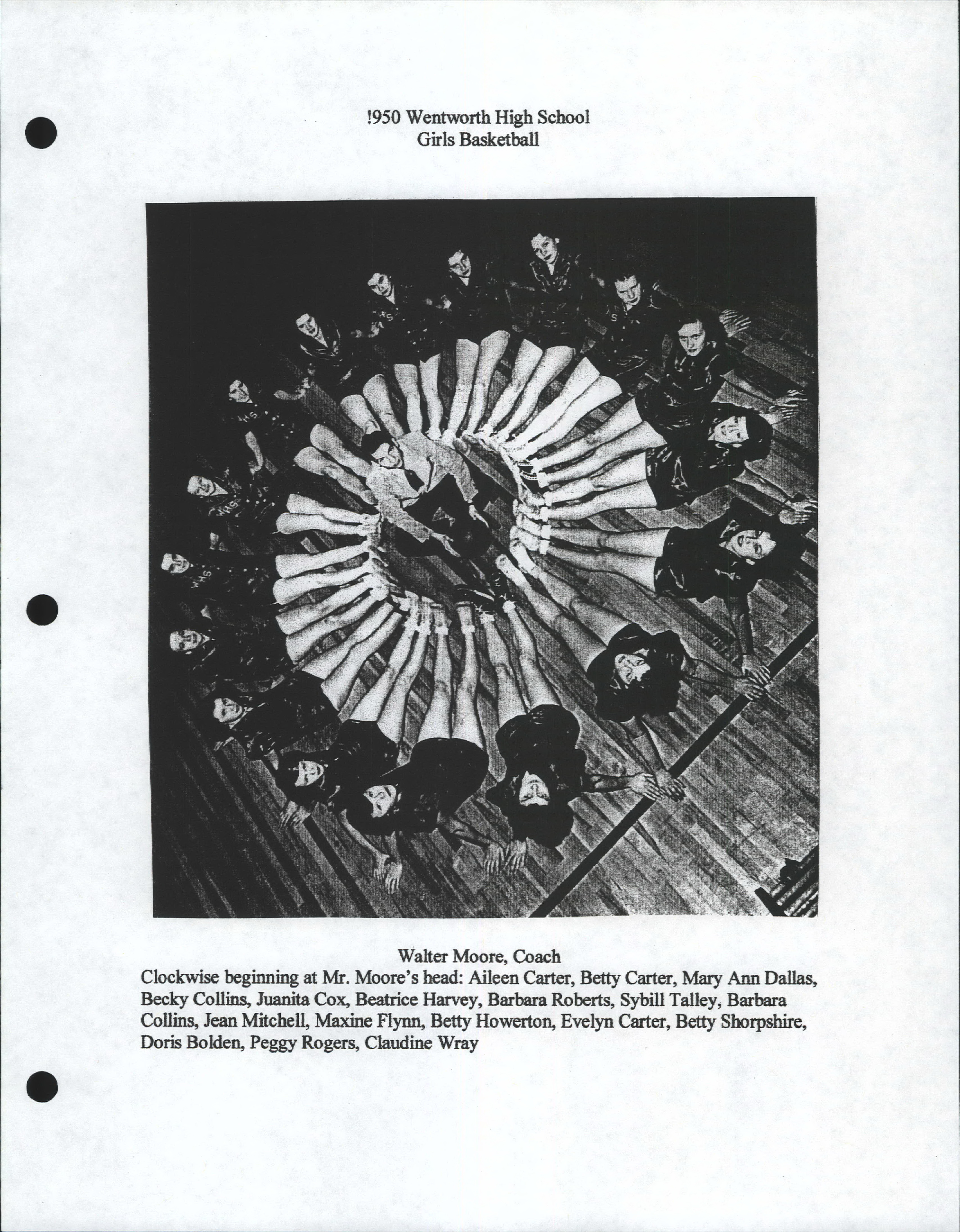 Wentworth High School, 1923-1961, Volume I