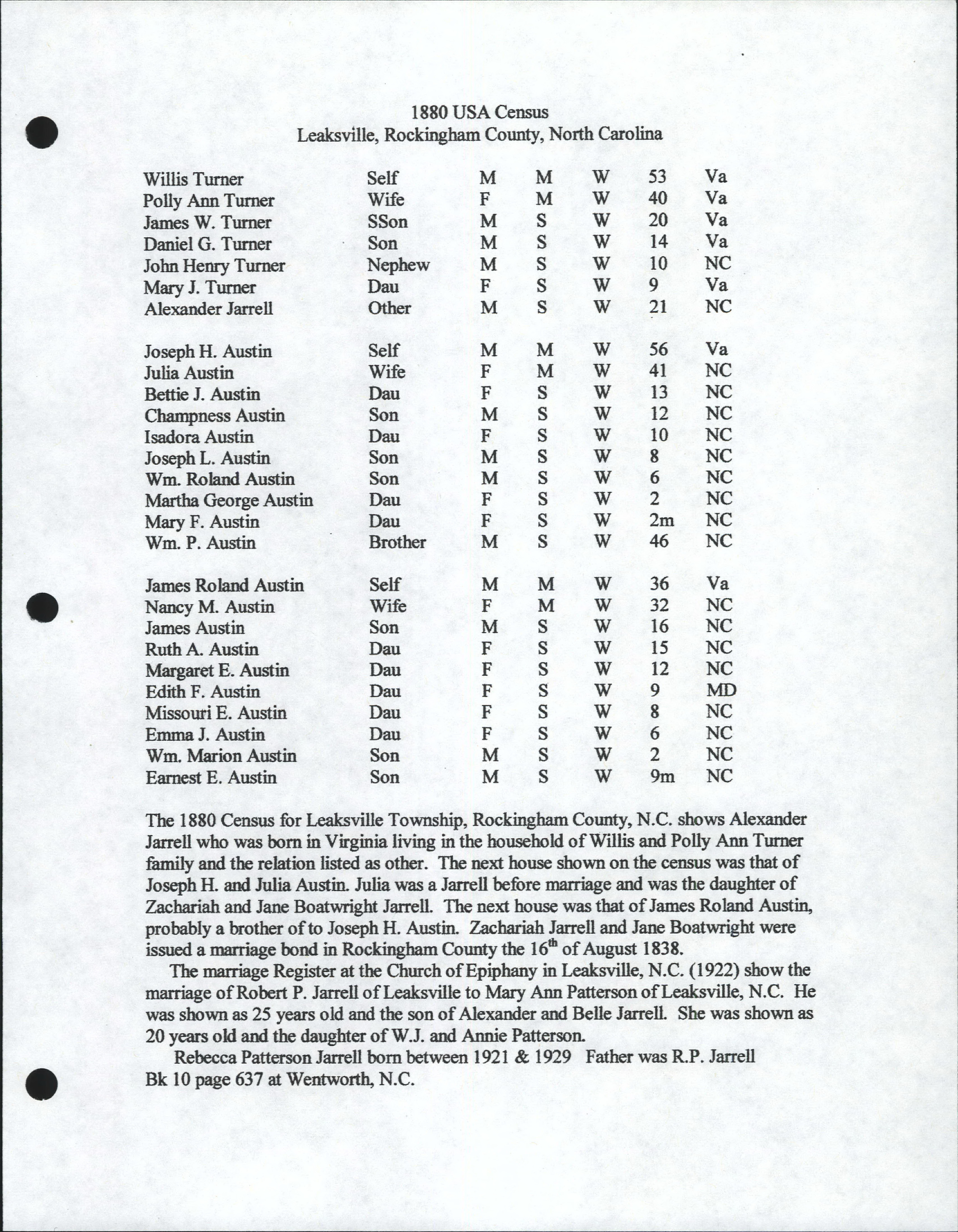 James Oscar Thomas Papers From the Files of J. Kenneth Thomas