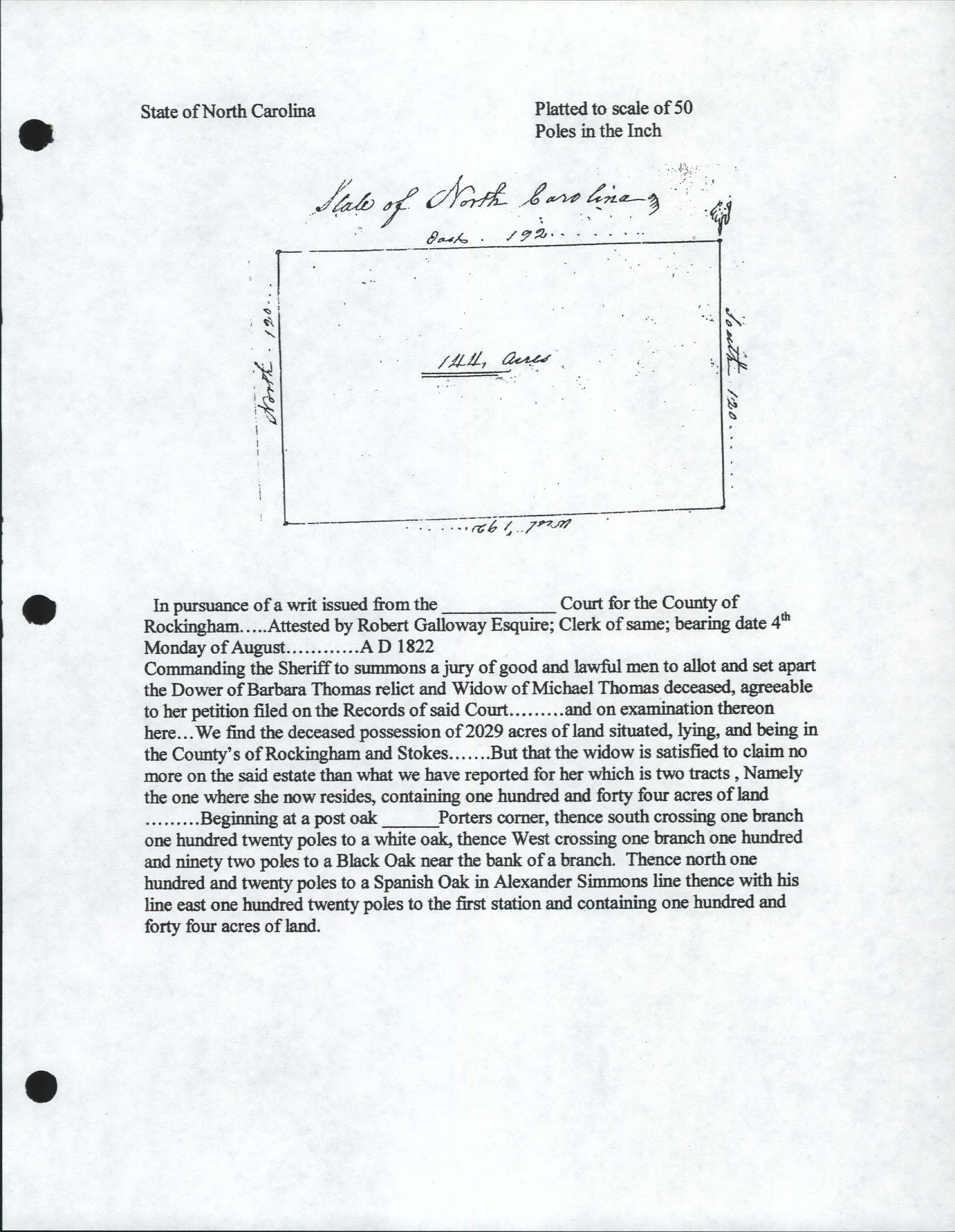 James Oscar Thomas Papers From the Files of J. Kenneth Thomas