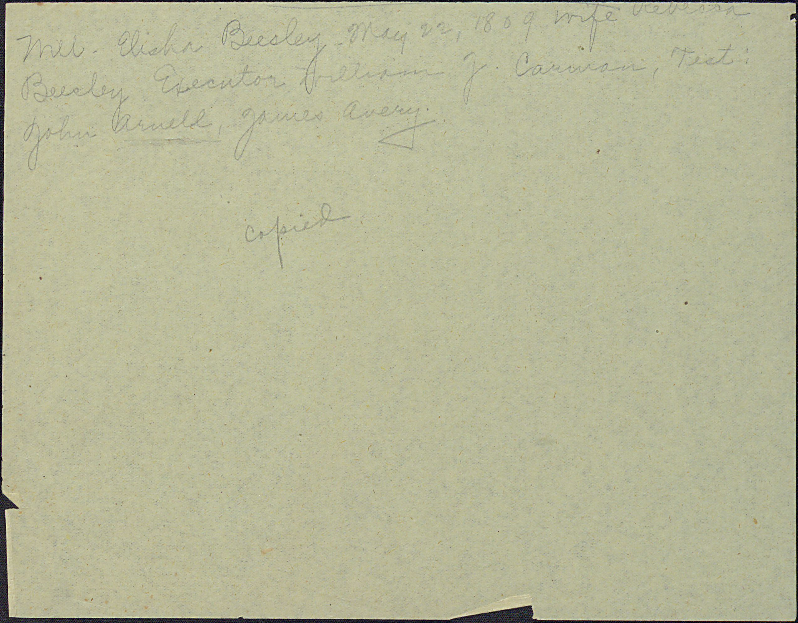 Beasley or Beesley Family Research Notes, from the Genealogy Files of ...