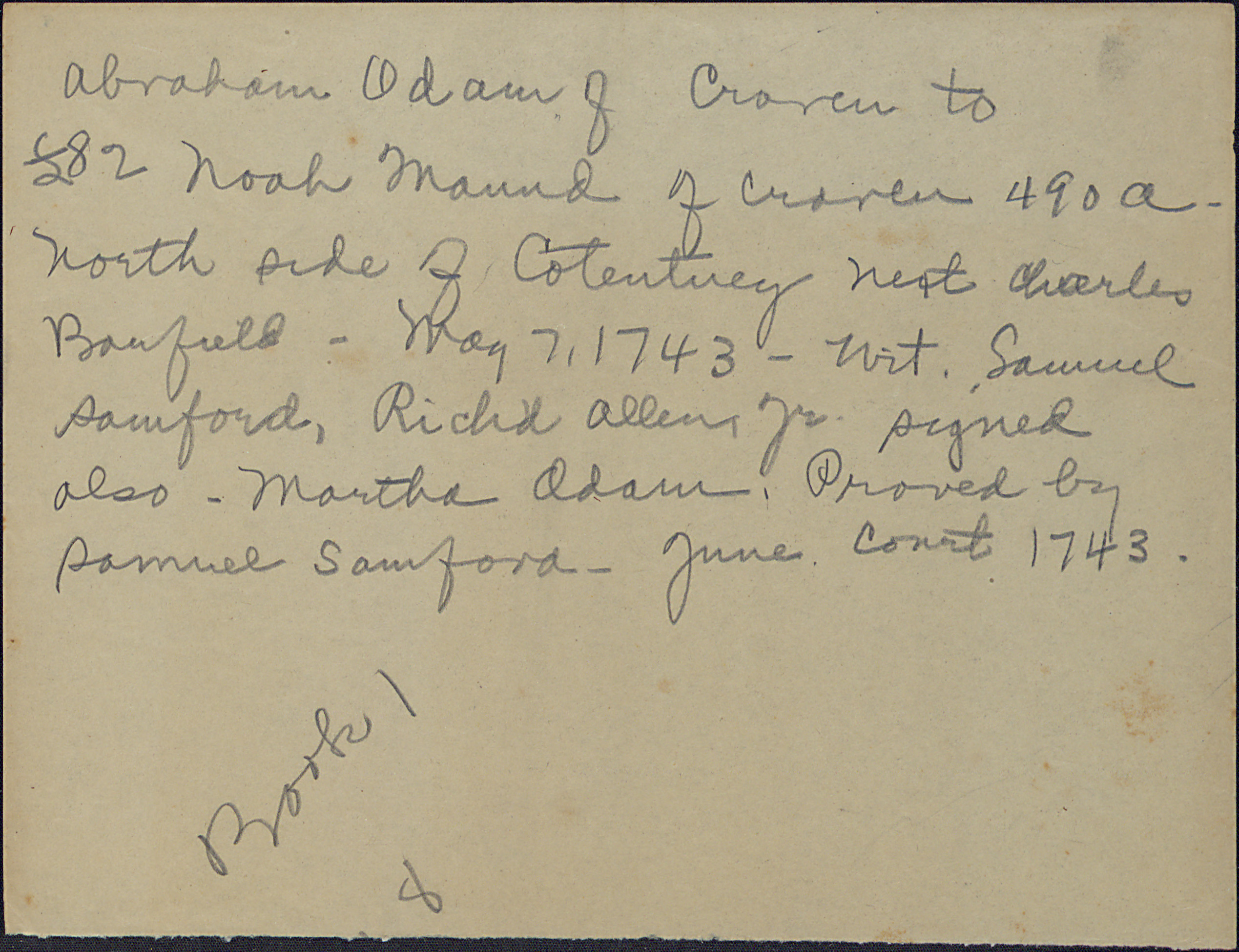 Maund Family Research Notes, from the Genealogy Files of the Sybil ...