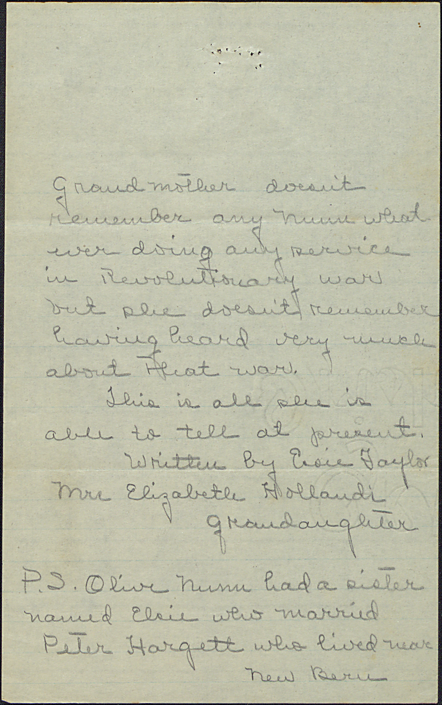 Nunn Family Research Notes, from the Genealogy Files of the Sybil Hyatt ...