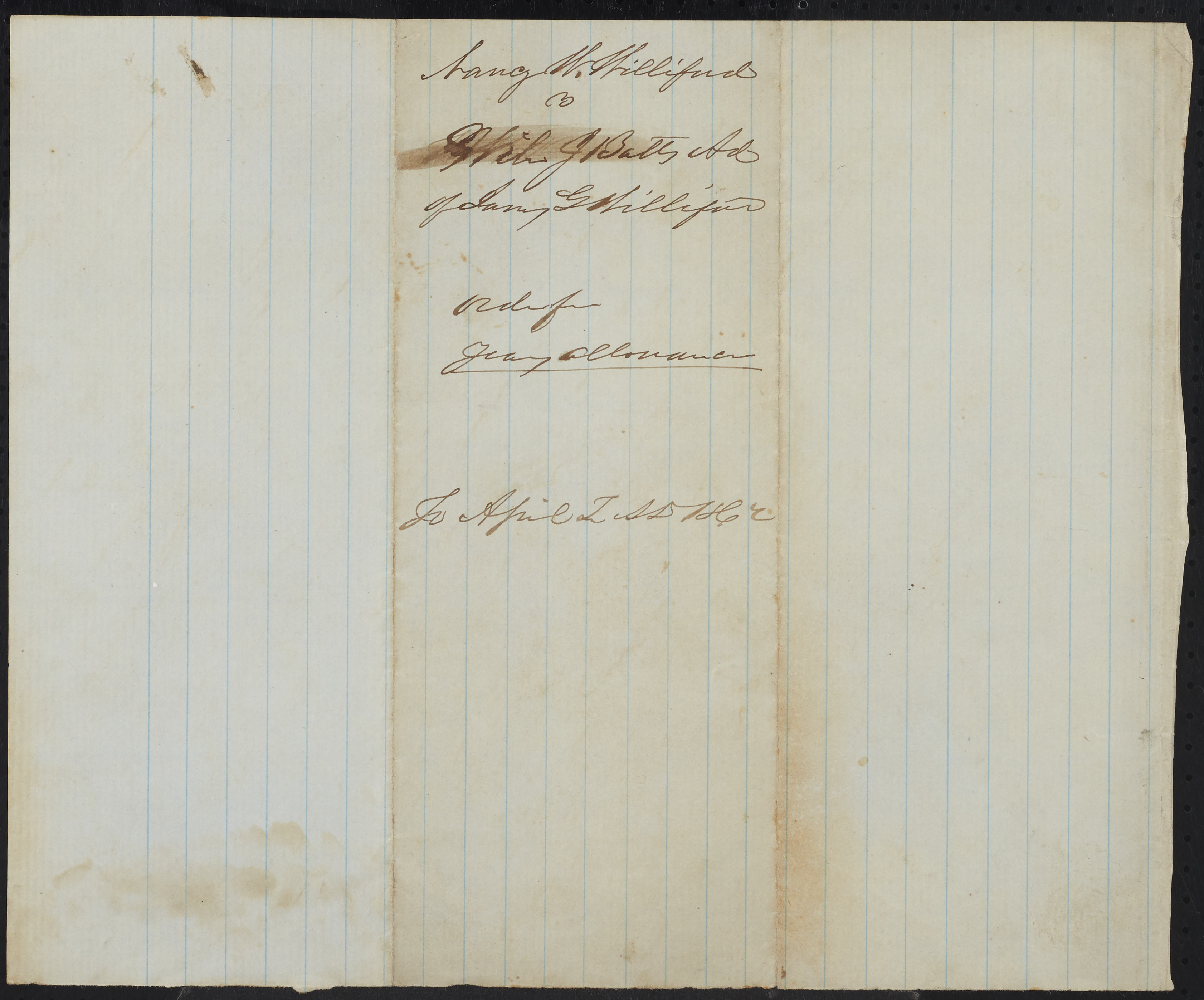 Willie Jordan Batts Papers