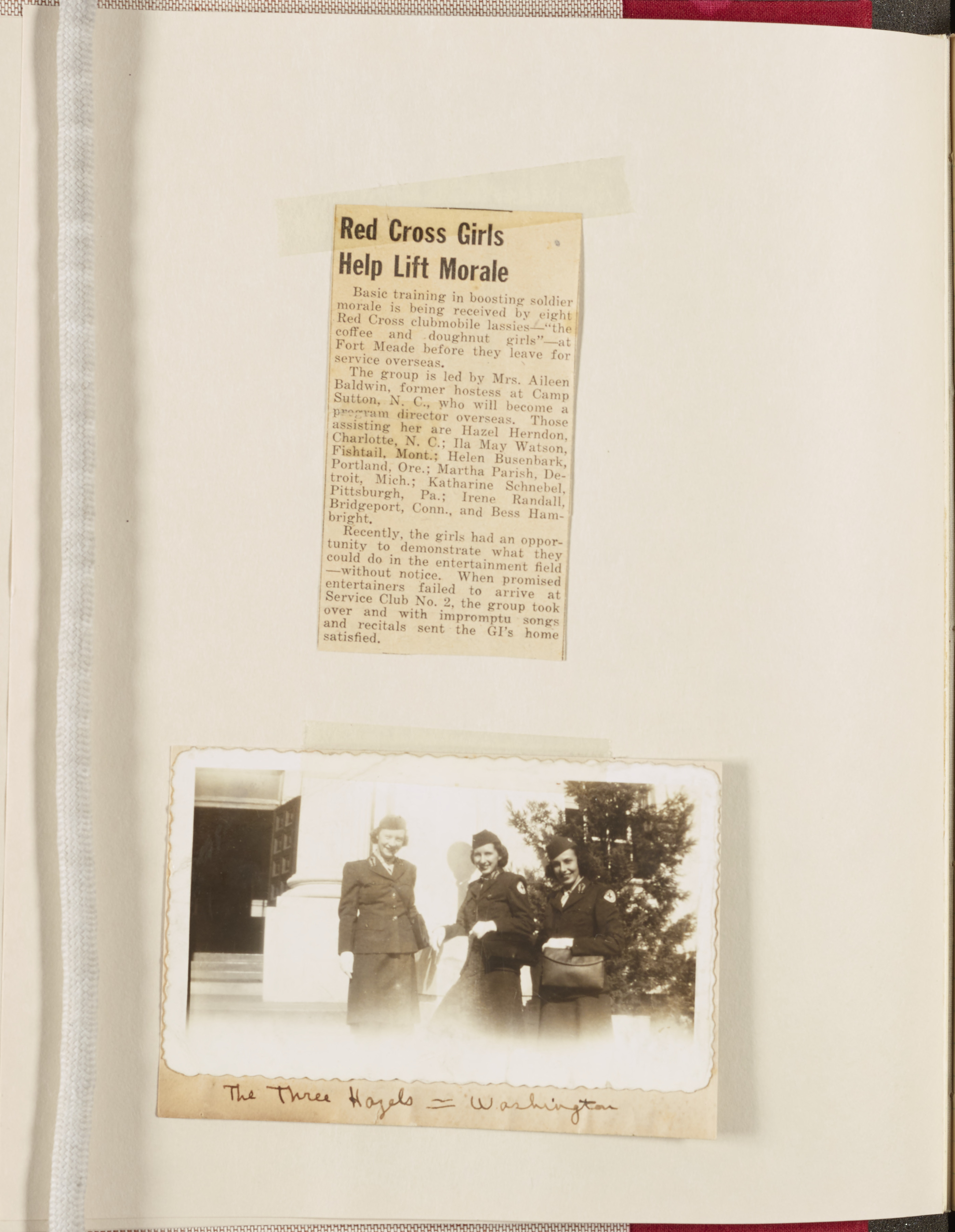 Hazel Herndon Fryer World War II Journal