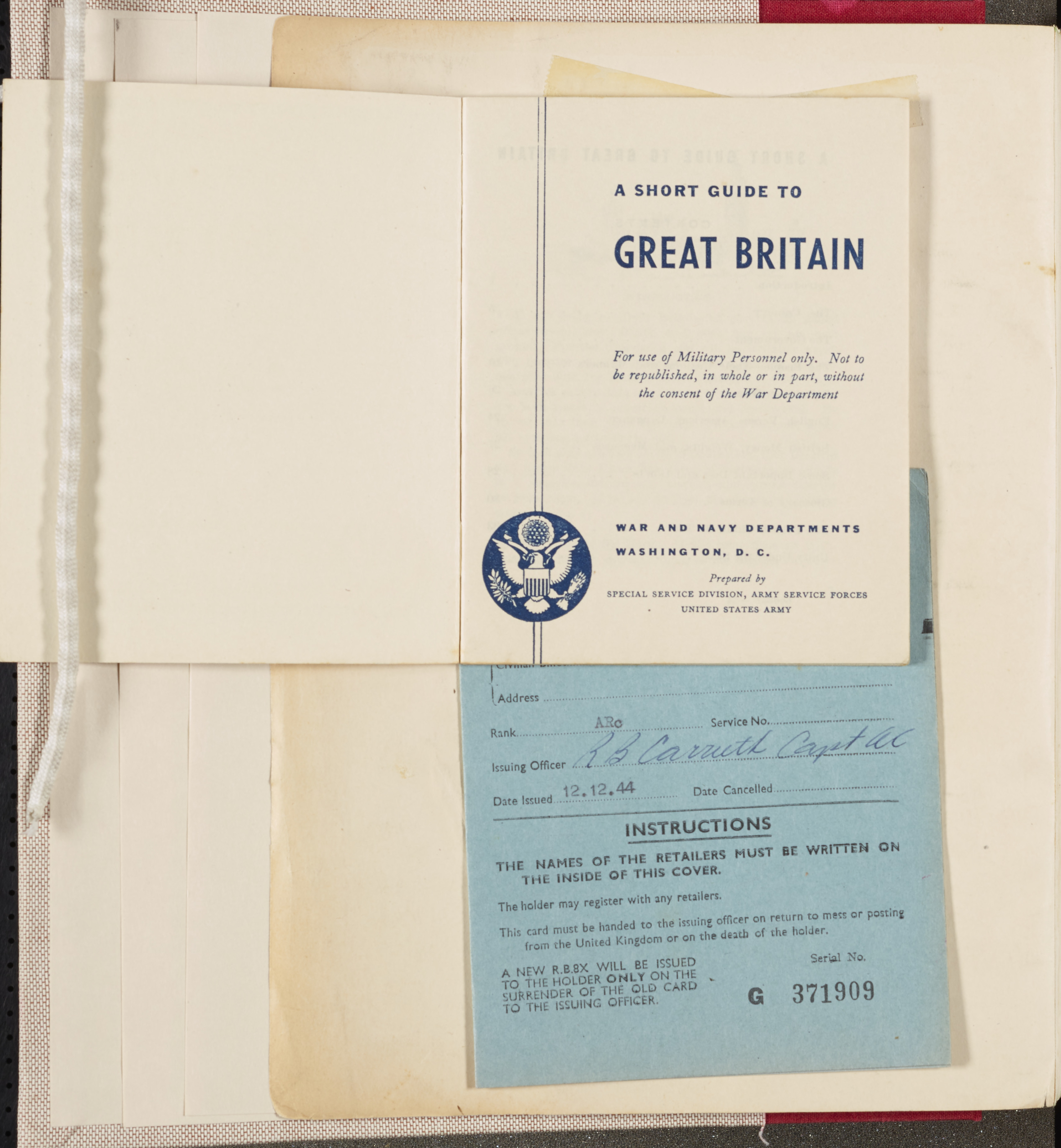 Hazel Herndon Fryer World War II Journal