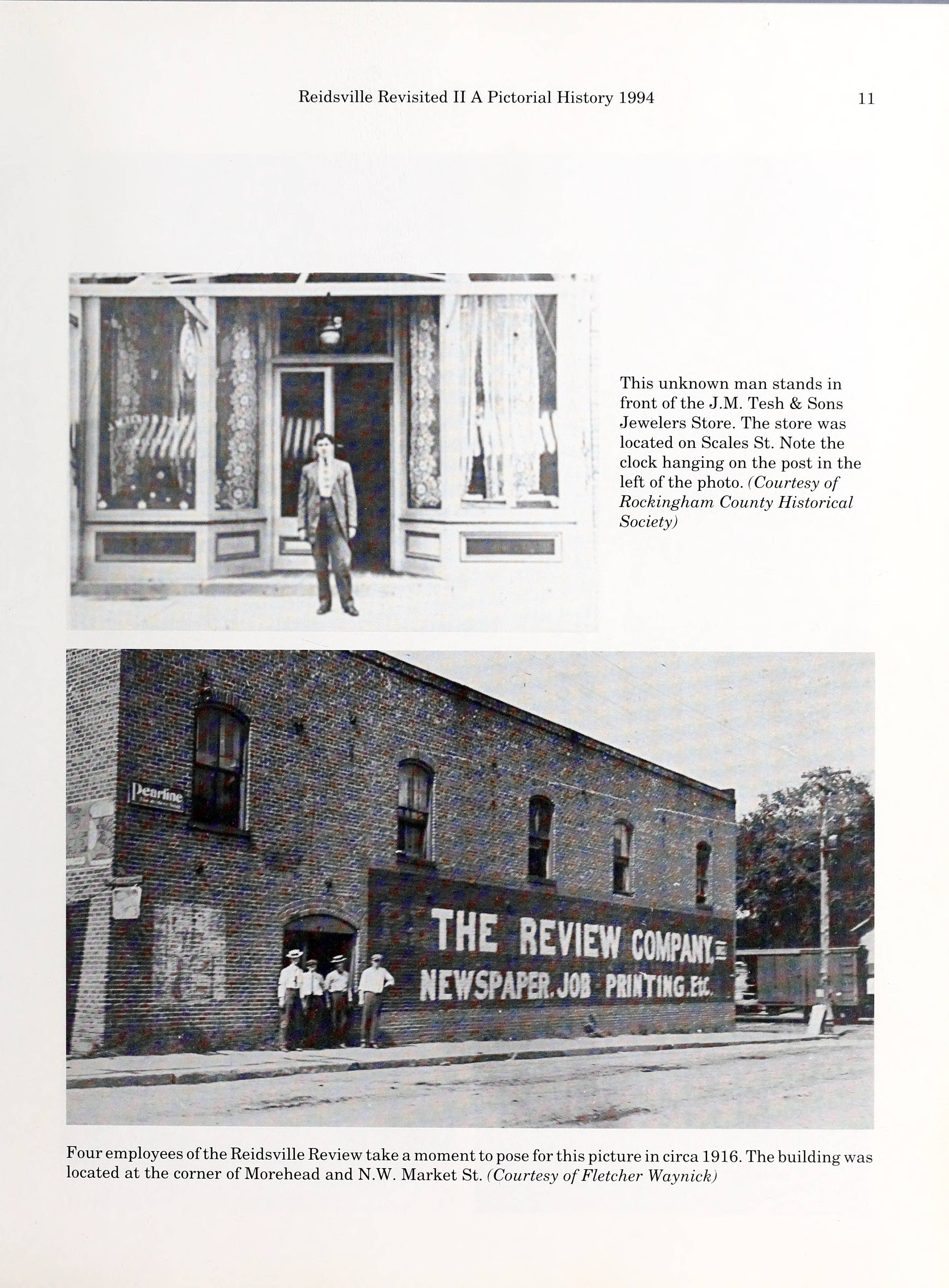 Reidsville Revisited II: A Pictorial History 1994