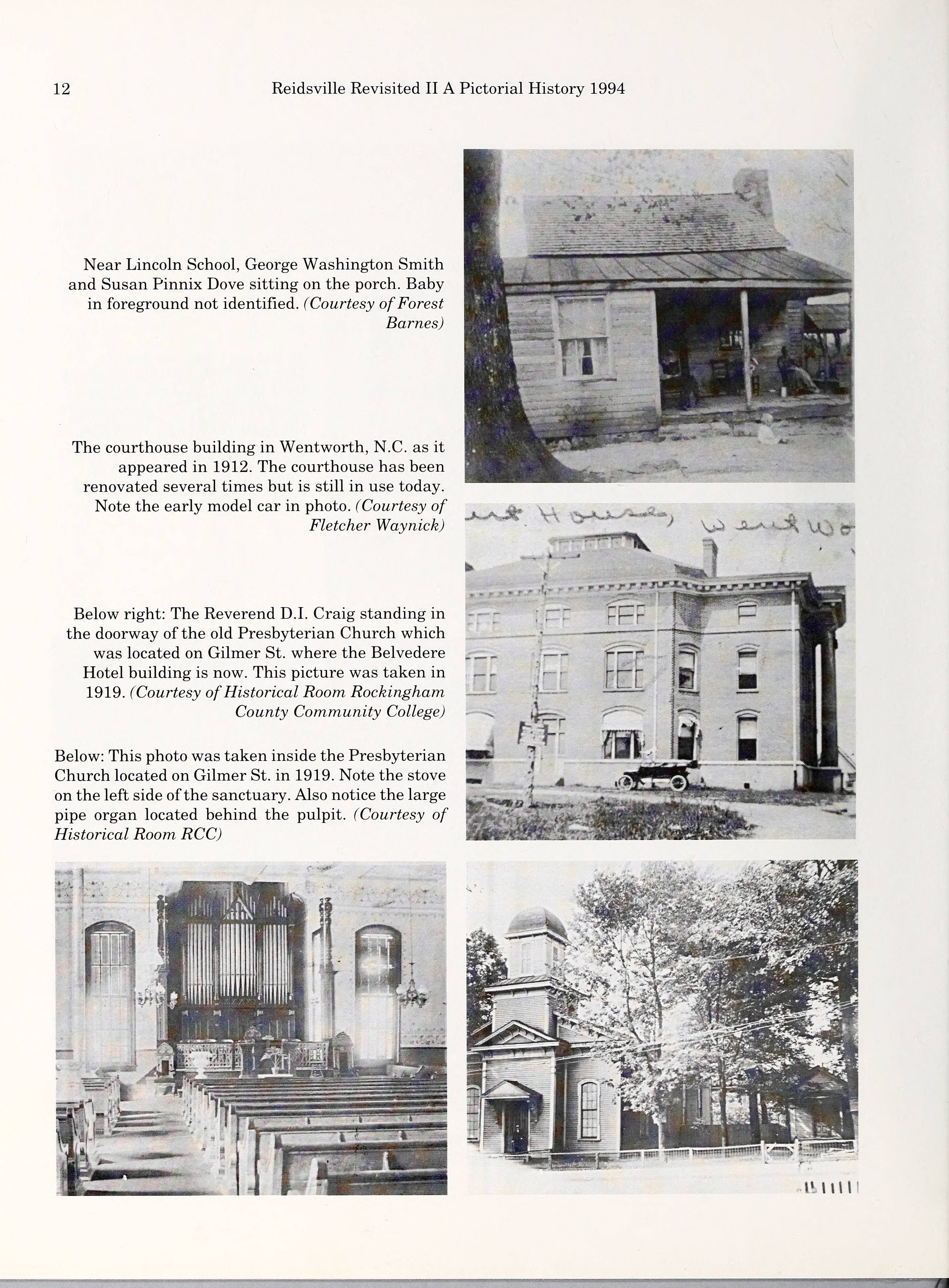 Reidsville Revisited II: A Pictorial History 1994