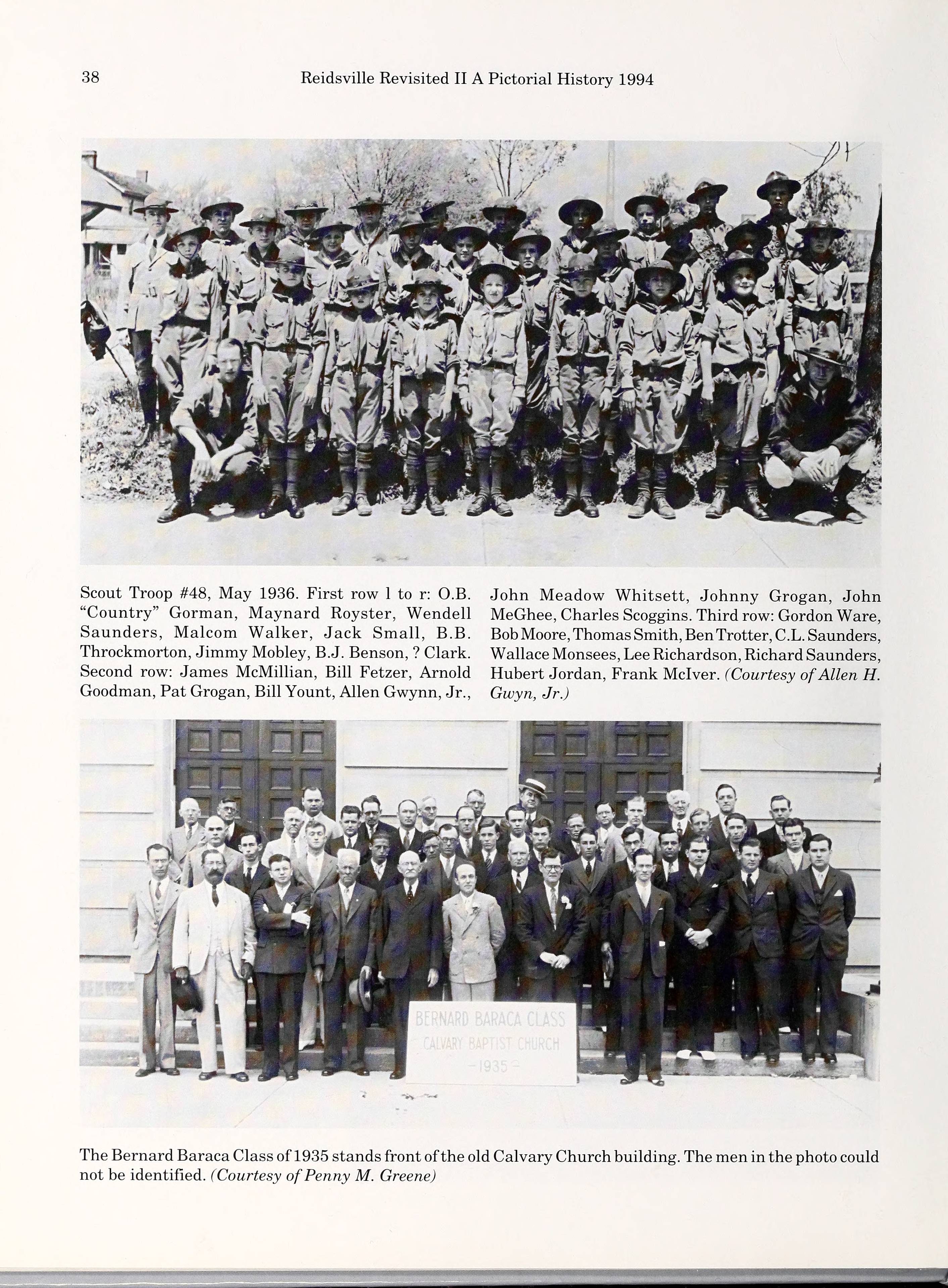 Reidsville Revisited II: A Pictorial History 1994