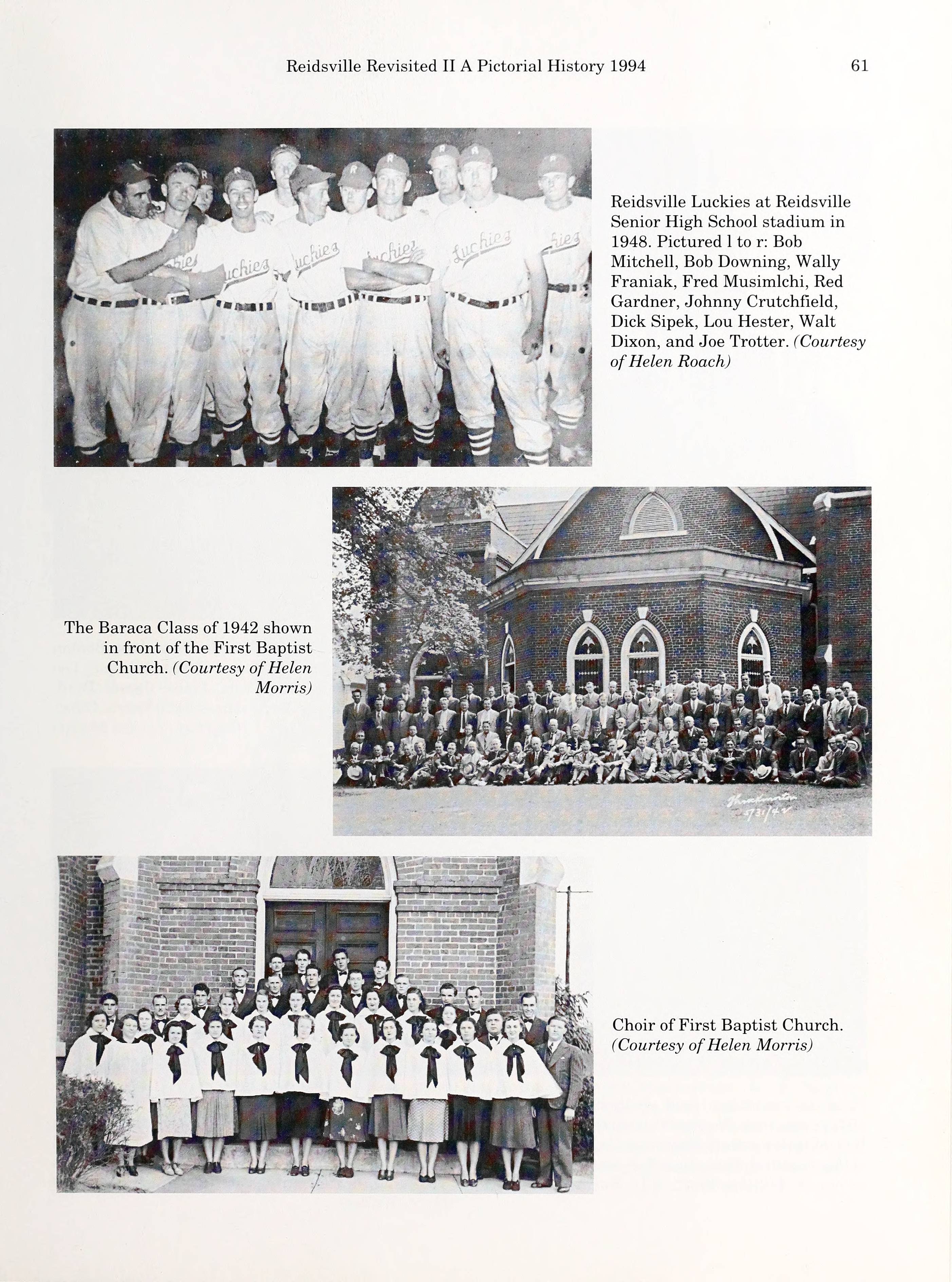 Reidsville Revisited II: A Pictorial History 1994