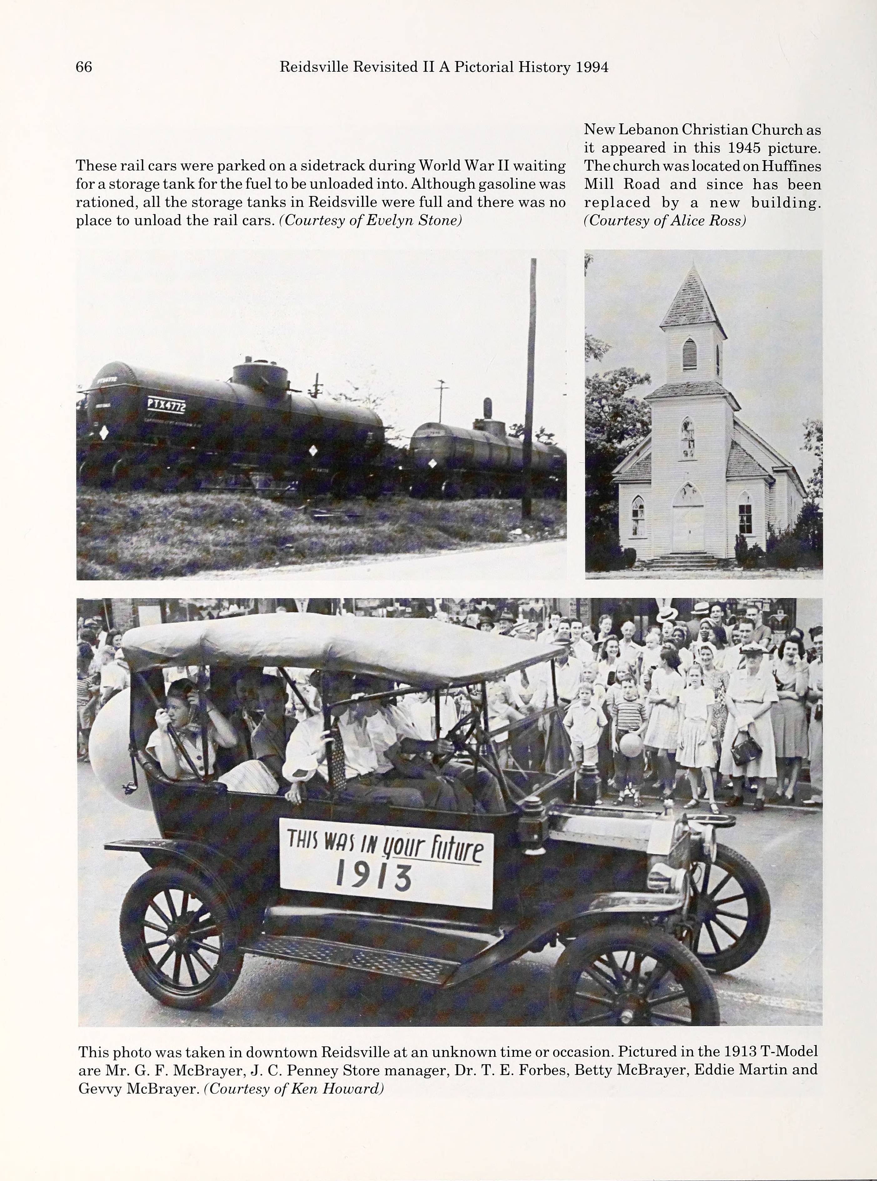 Reidsville Revisited II: A Pictorial History 1994