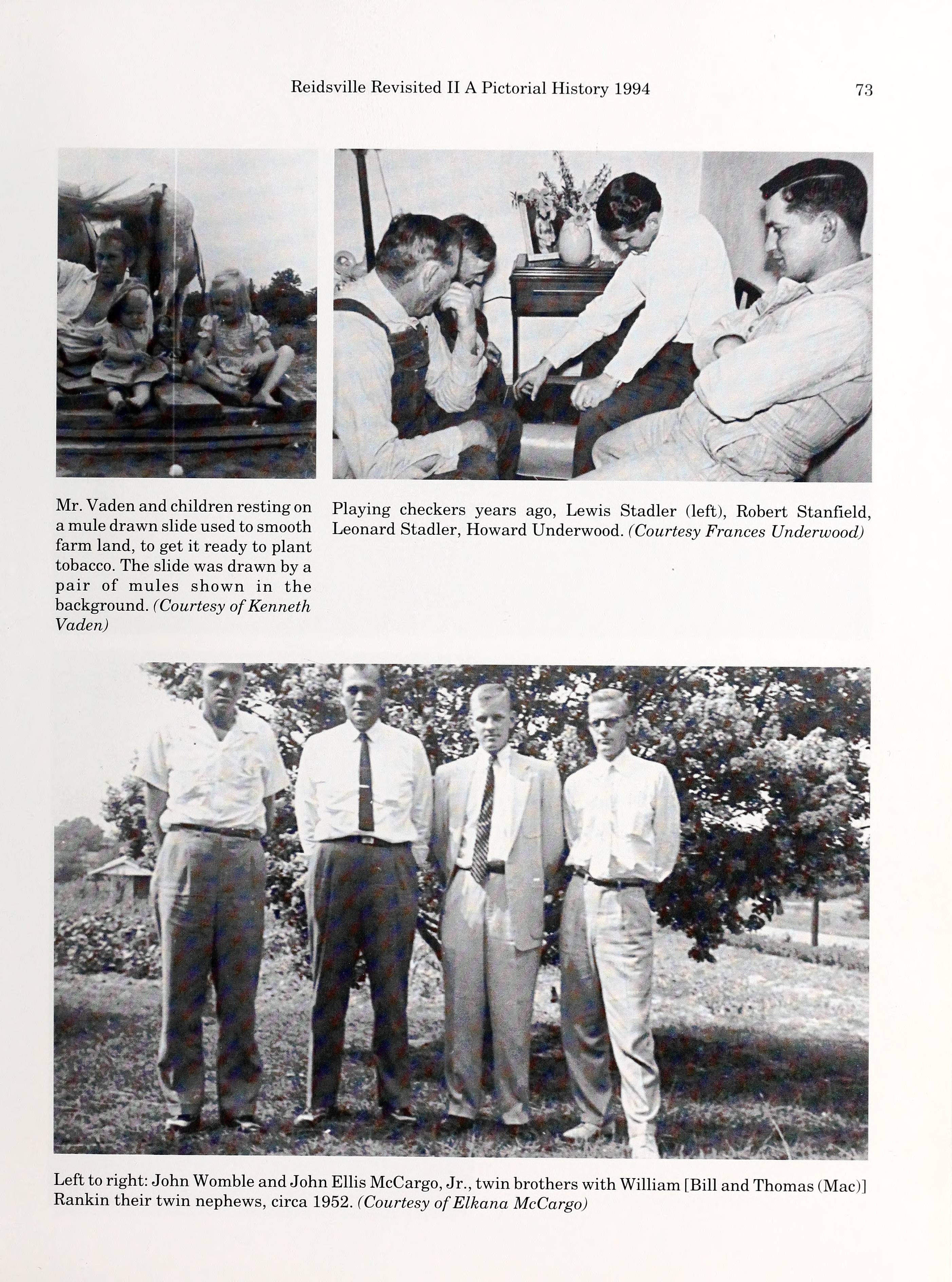 Reidsville Revisited II: A Pictorial History 1994