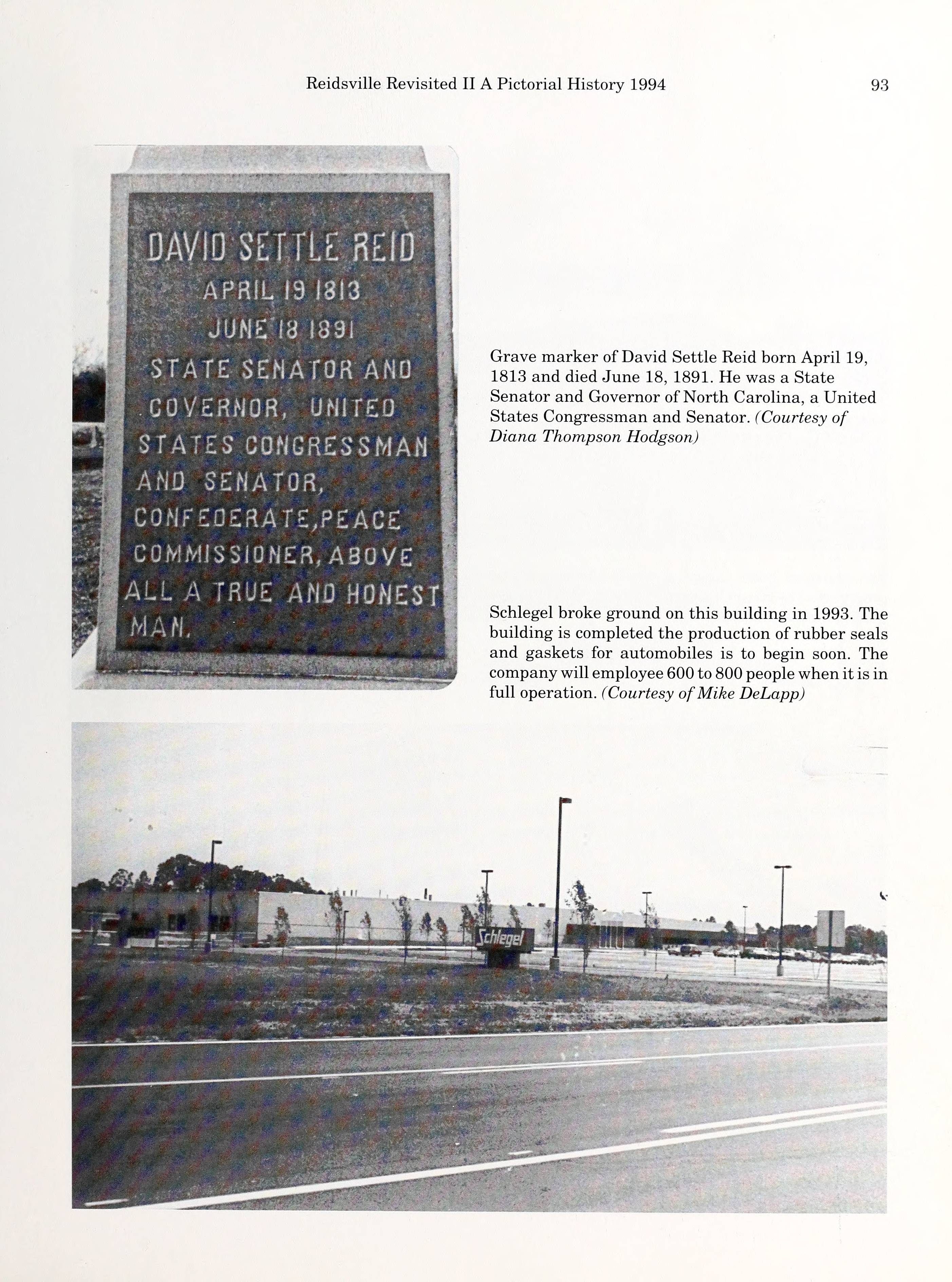 Reidsville Revisited II: A Pictorial History 1994