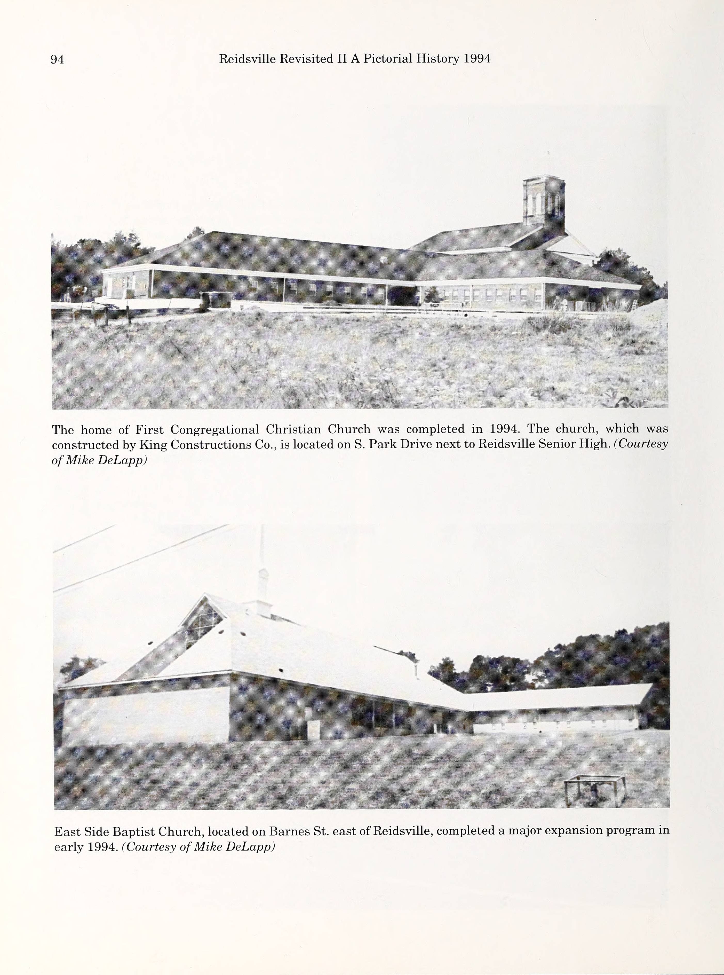 Reidsville Revisited II: A Pictorial History 1994