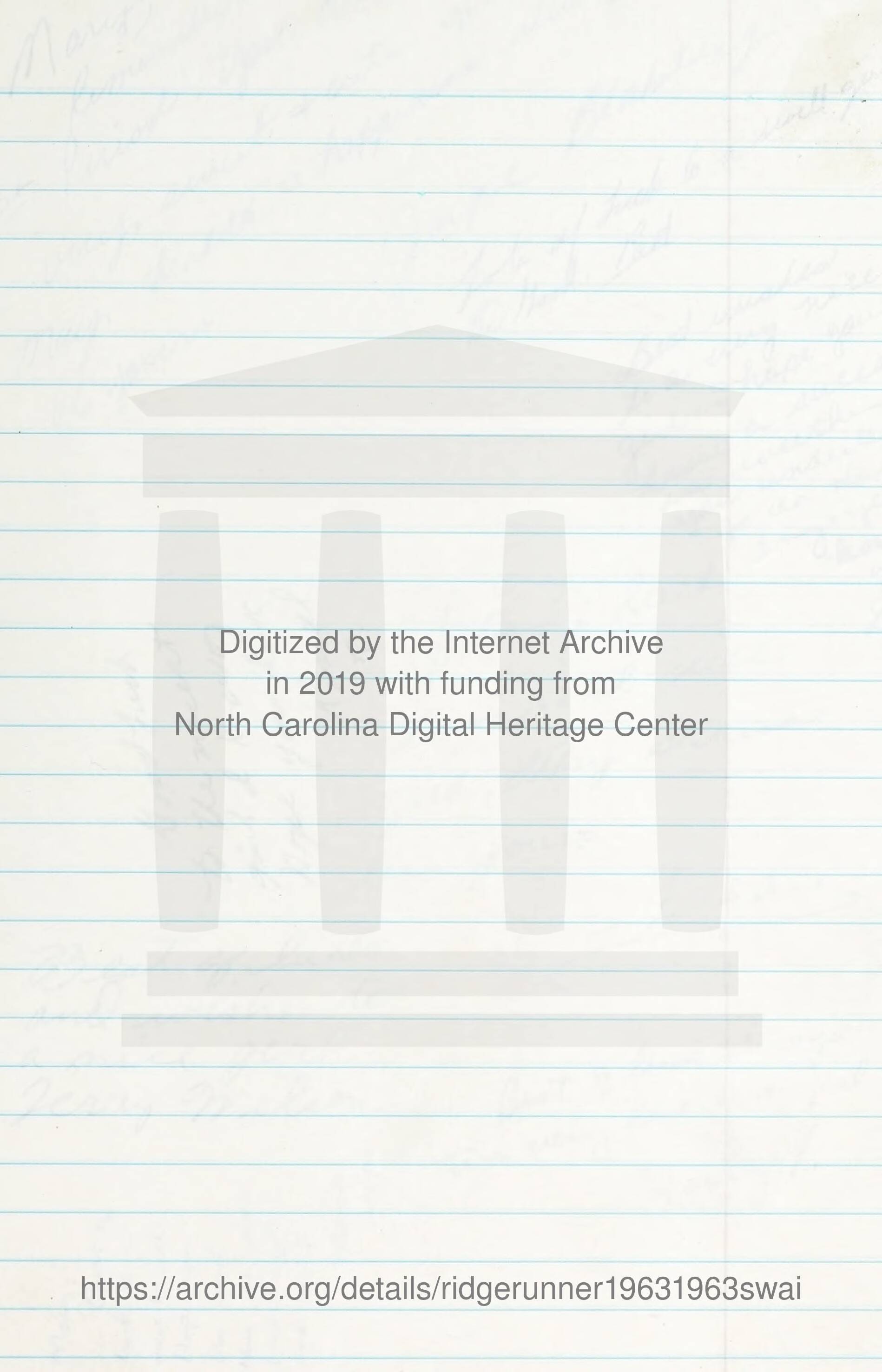 The Ridge Runner [1963]