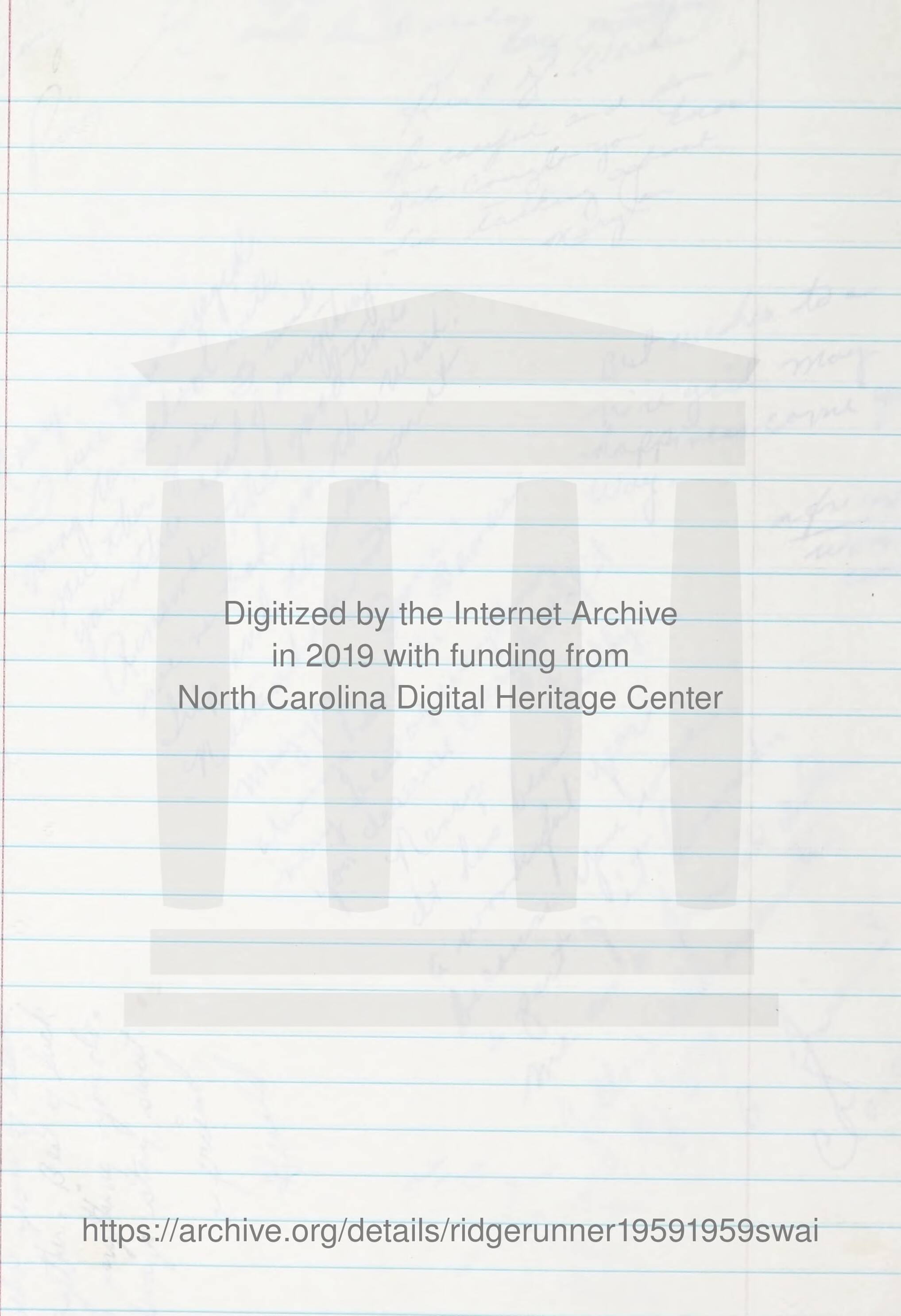 The Ridge Runner [1959]