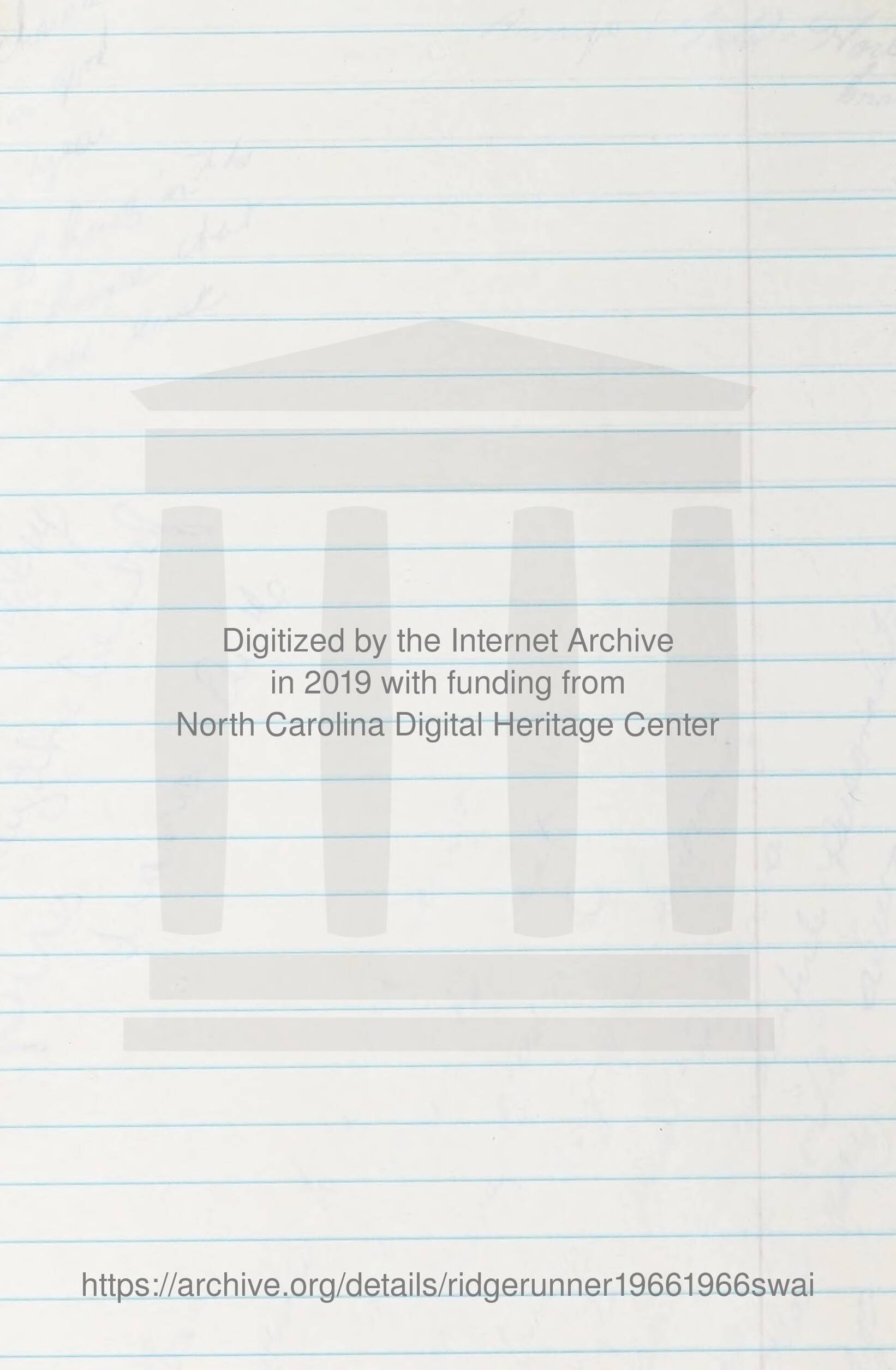 The Ridge Runner [1966]