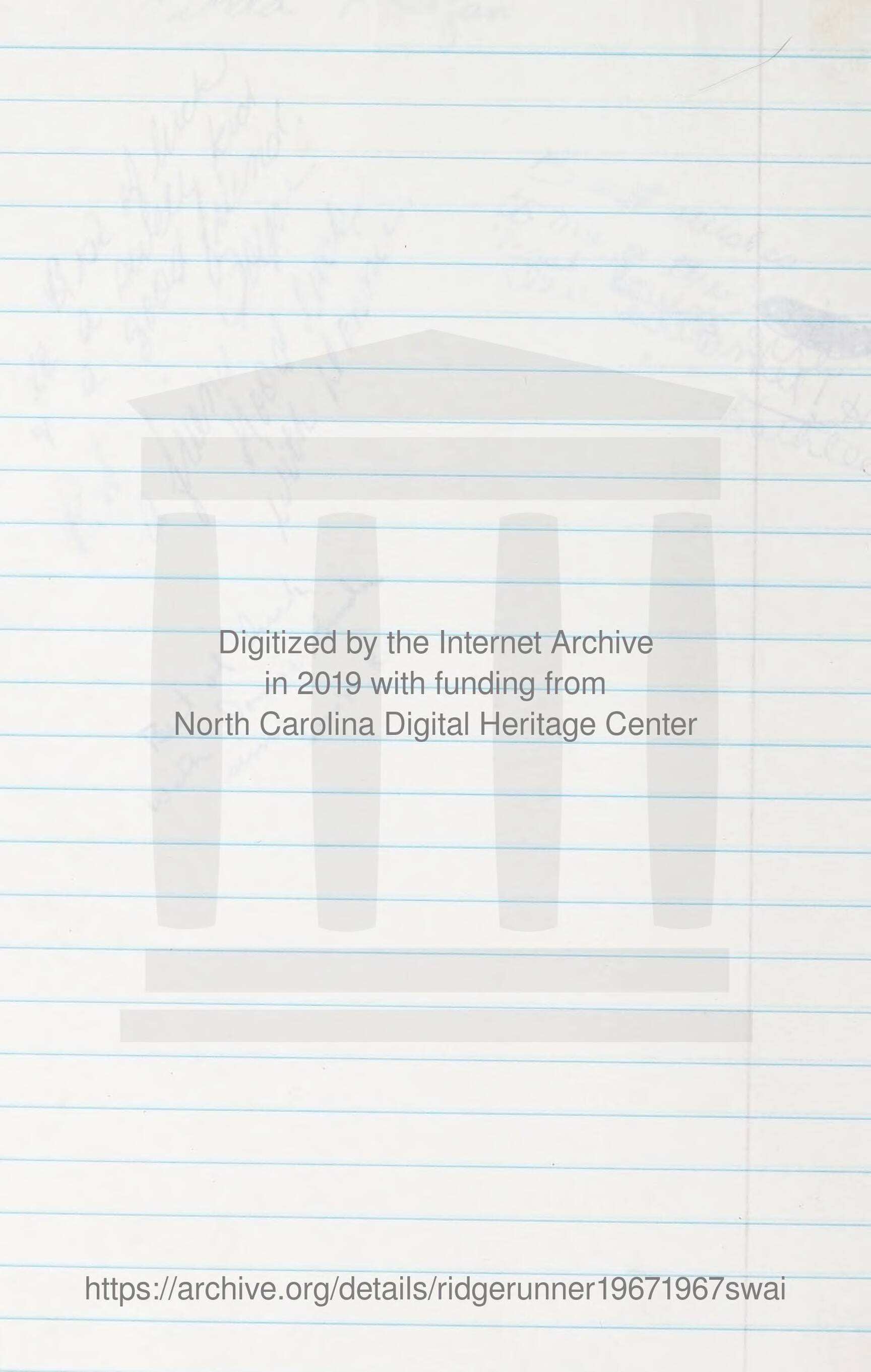 The Ridge Runner [1967]