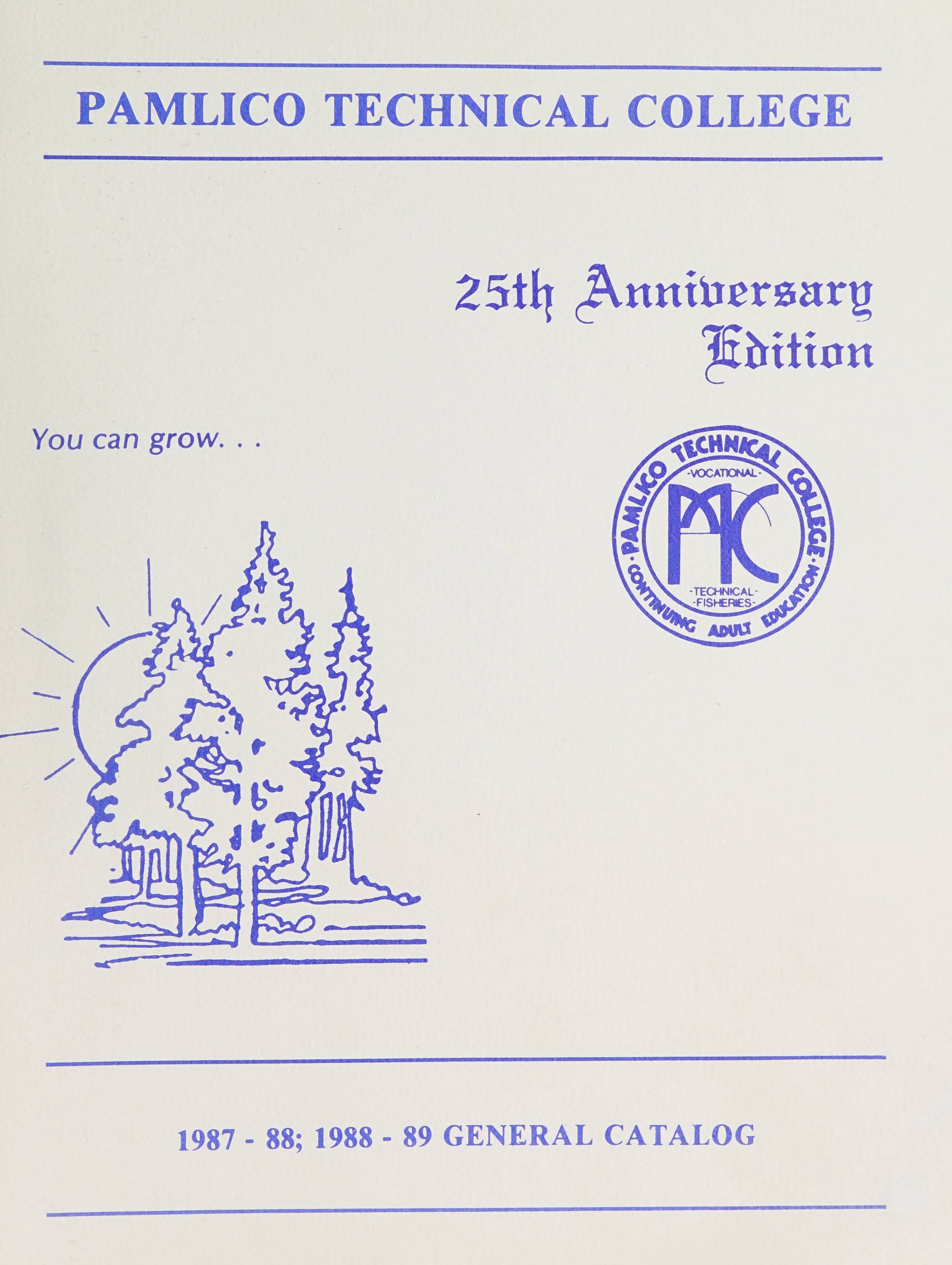 Pamlico Technical College General Catalog [1987-1988, 1988-1989]