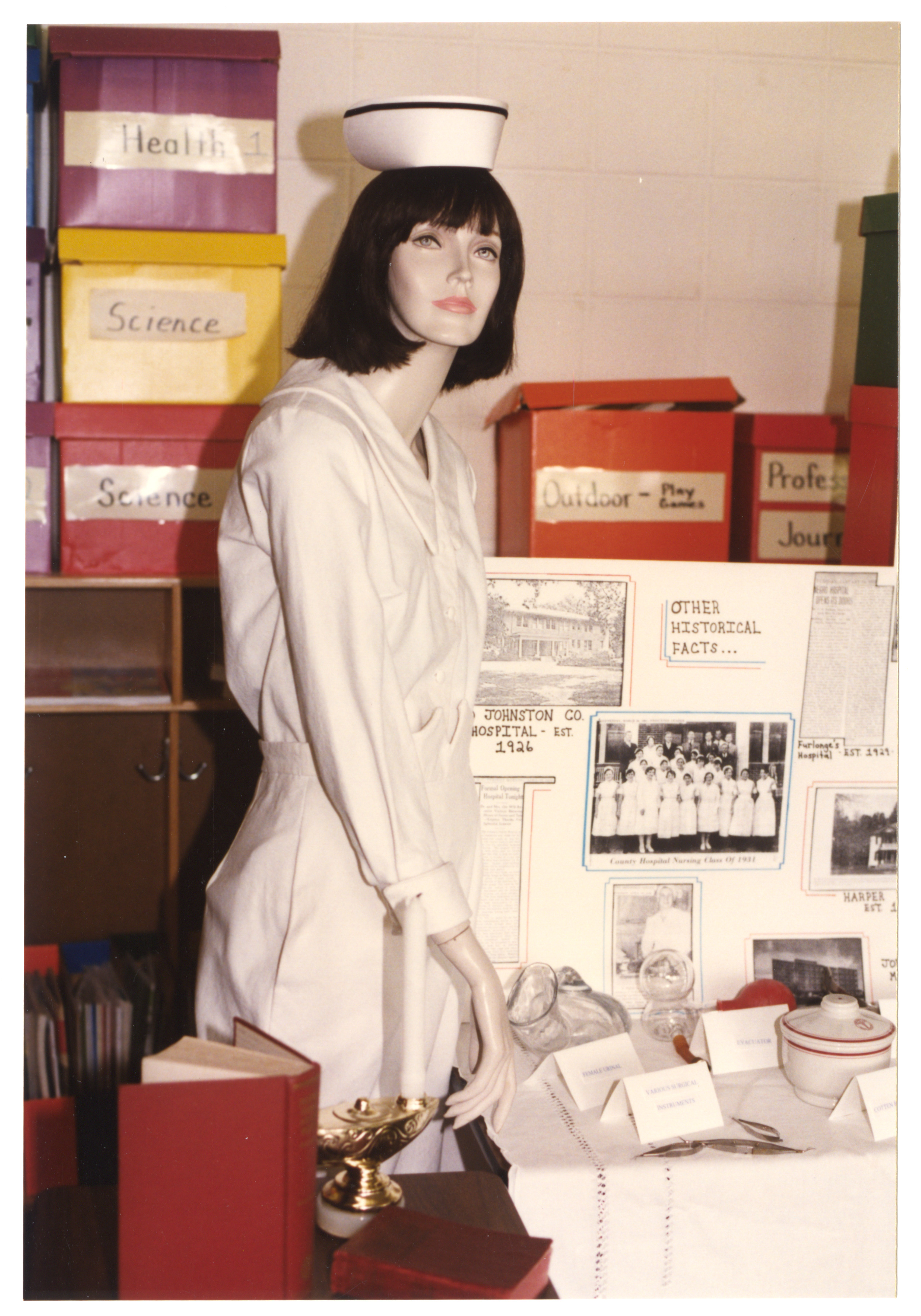 Johnston Community College Nursing Department Display