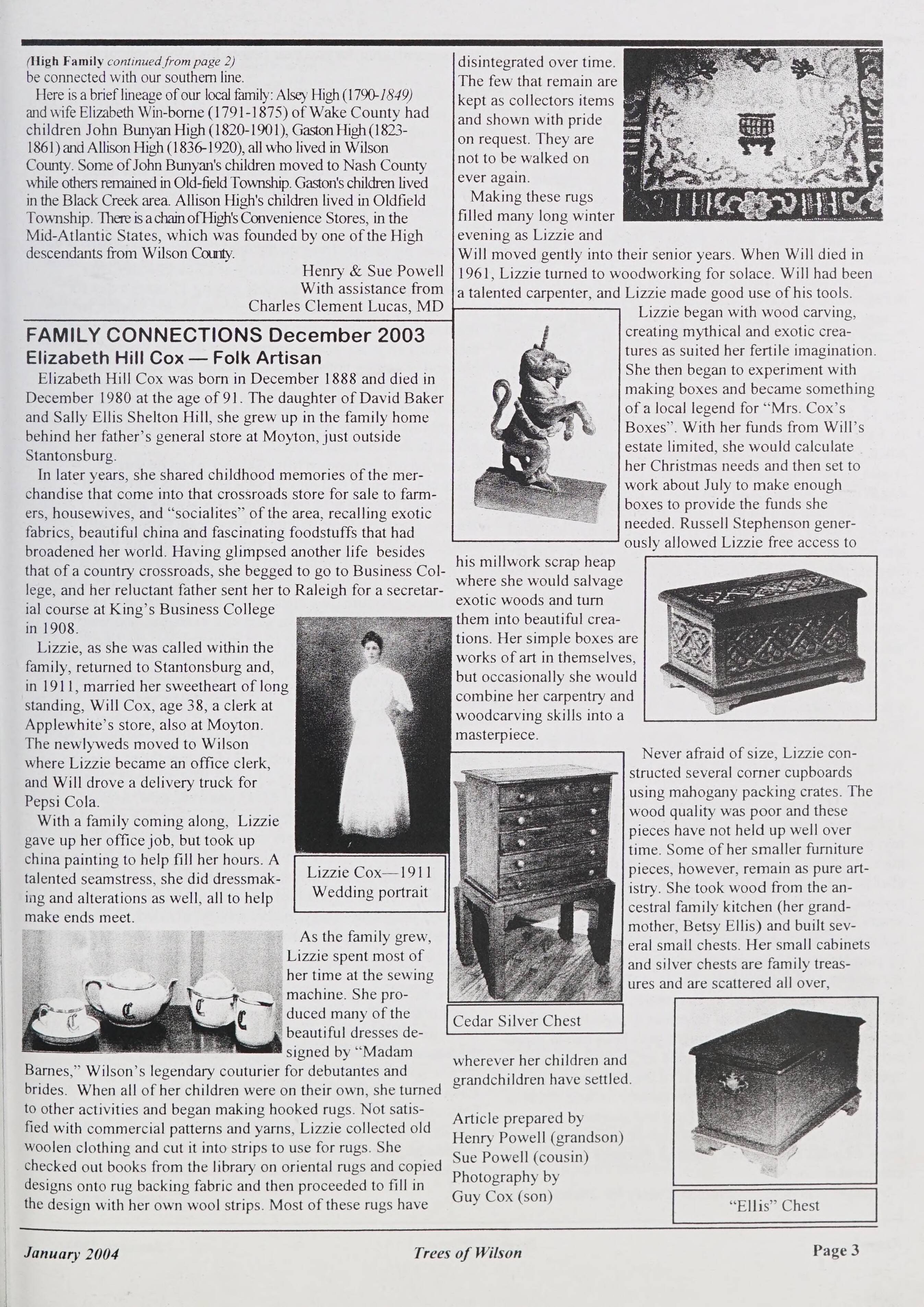Trees of Wilson: The Newsletter of the Wilson County Genealogical ...