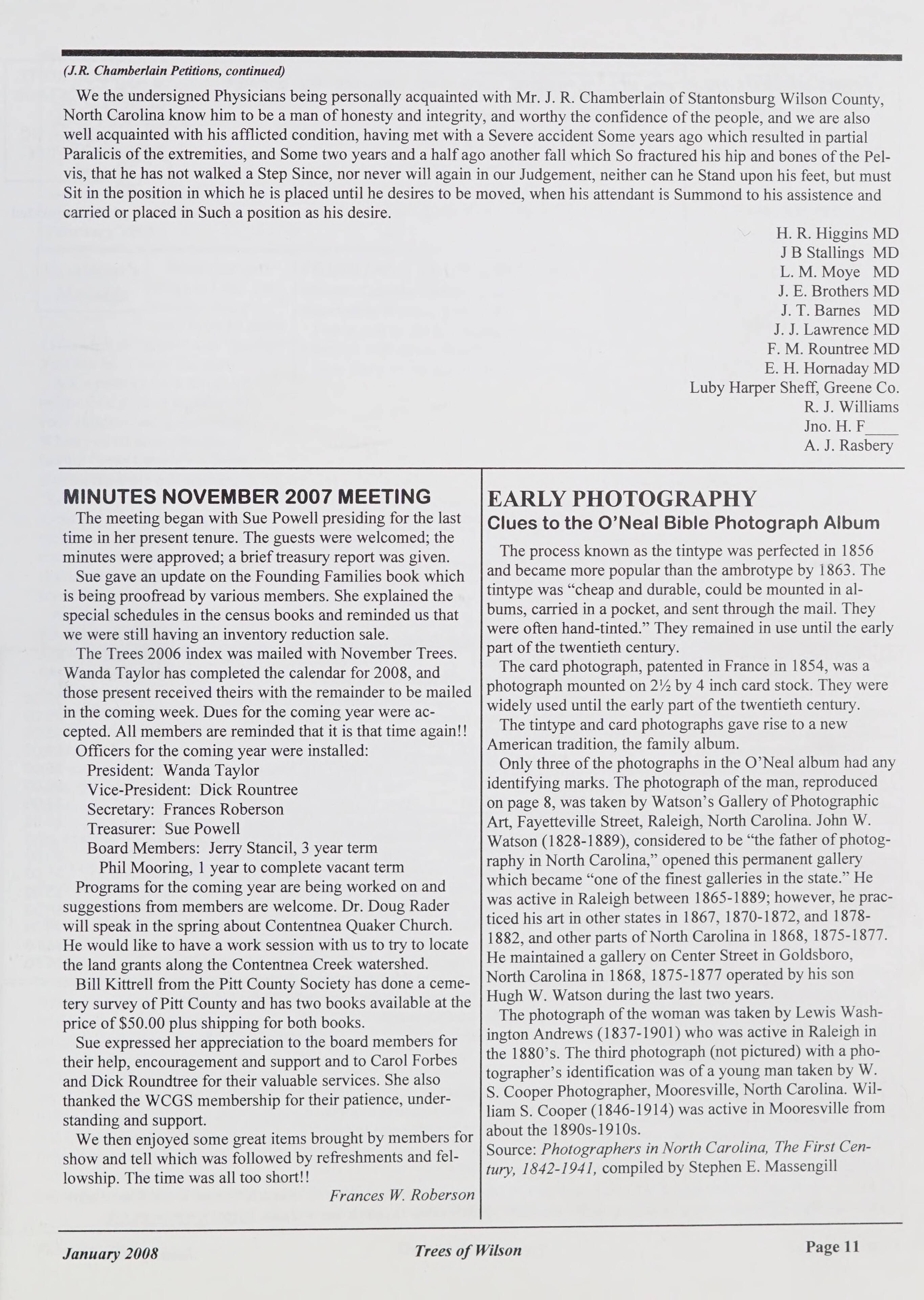 Trees of Wilson: The Newsletter of the Wilson County Genealogical ...