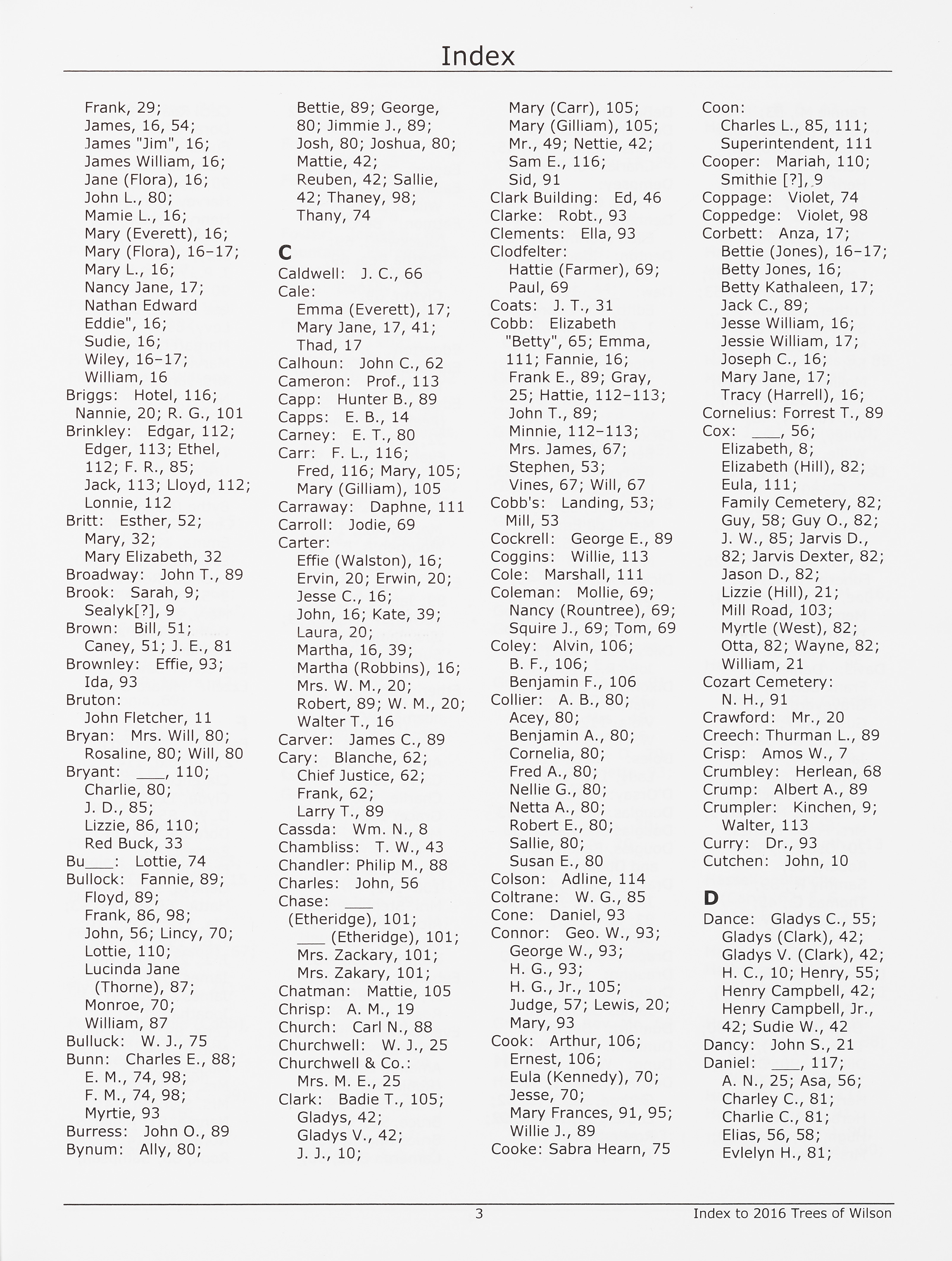 Trees of Wilson: The Newsletter of the Wilson County Genealogical ...