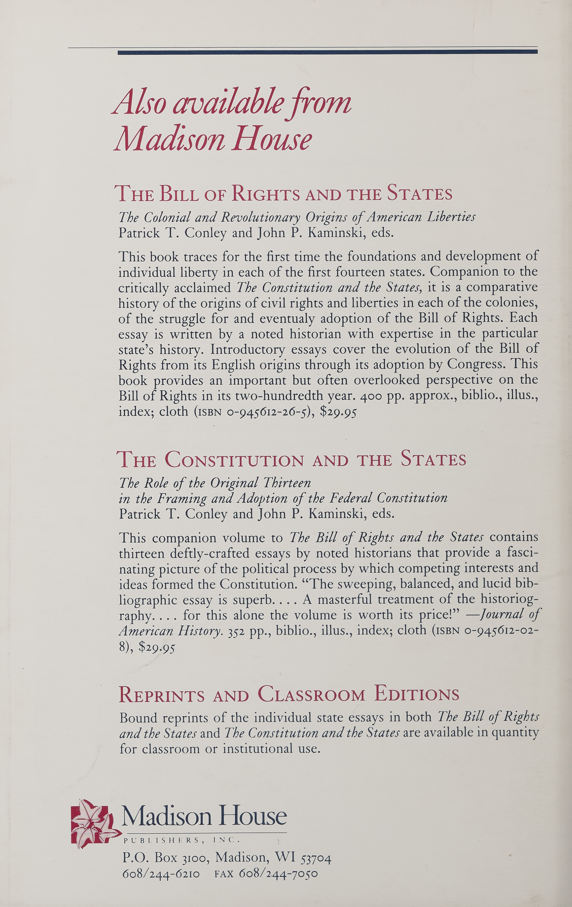 The Bill of Rights and North Carolina: "There Ought to Be a Bill of ...