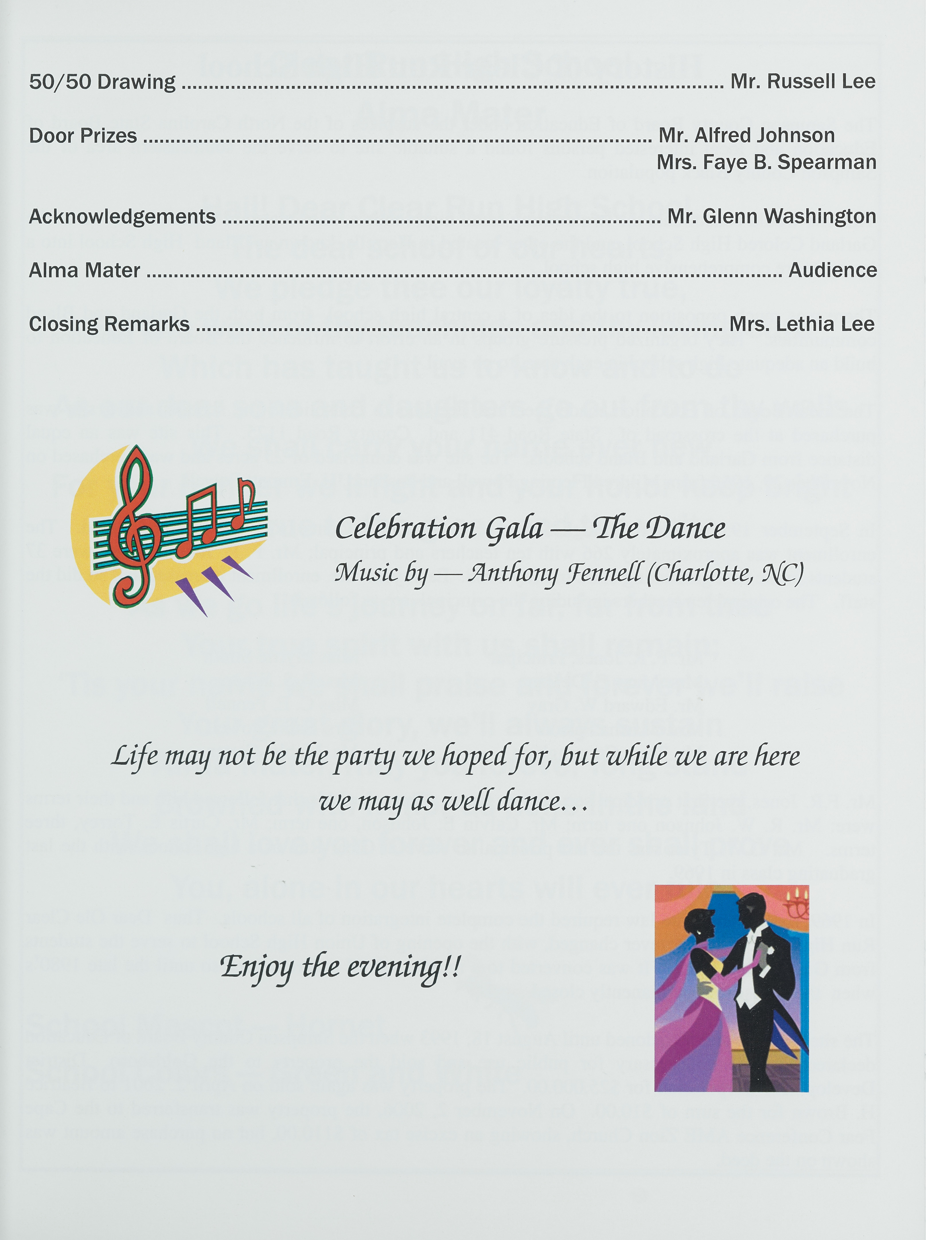 Clear Run High School Fourteenth Annual Reunion