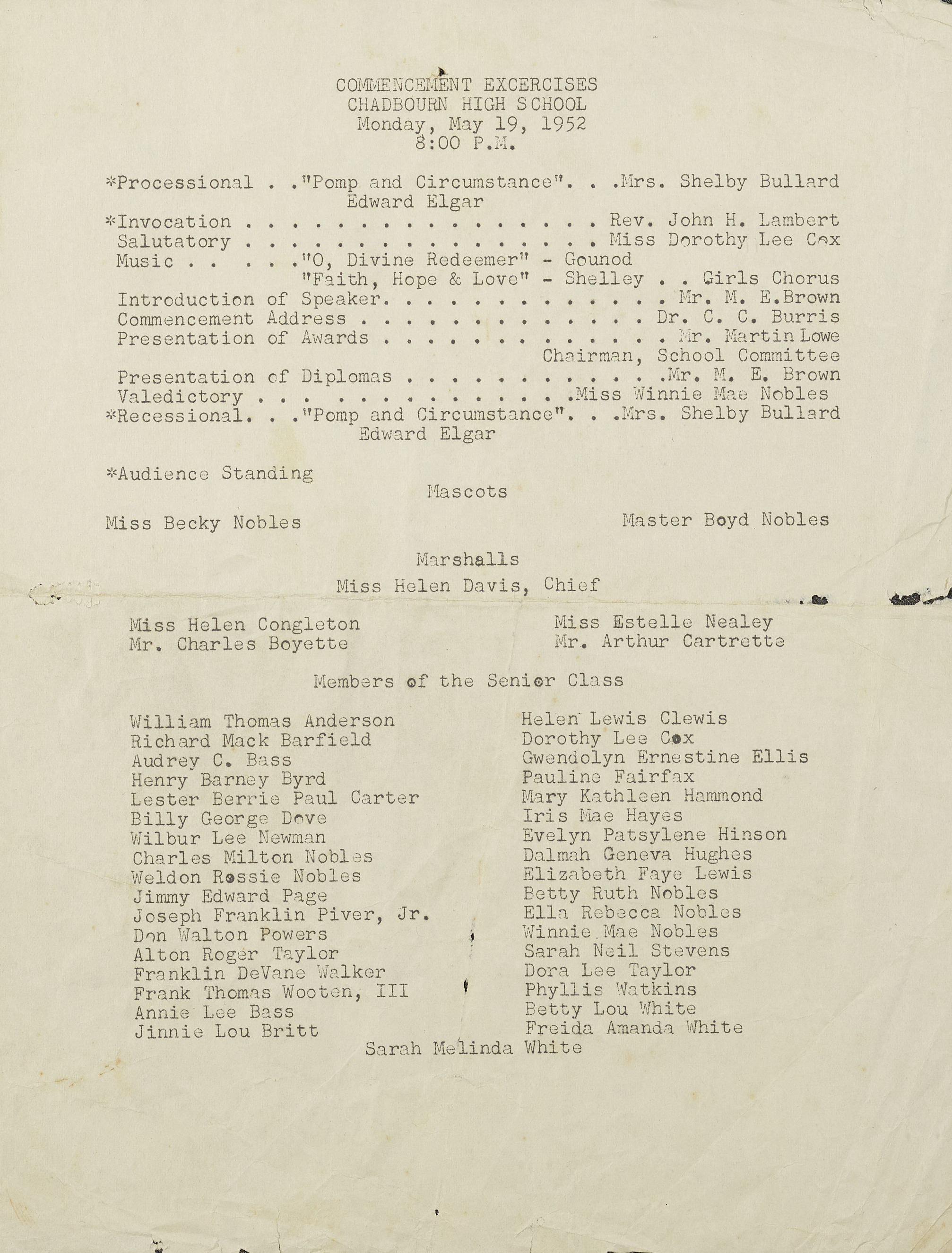 Commencement Exercises