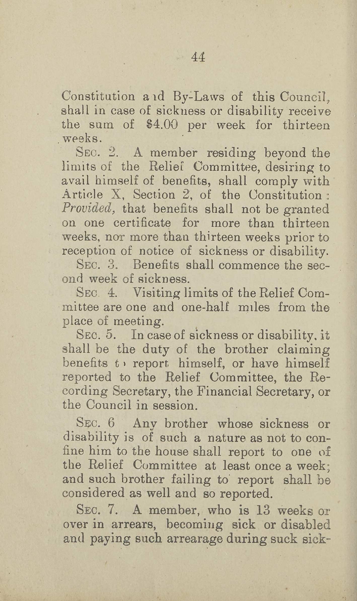 Constitution and By-Laws of Graham Council No. 36 Jr. Order of United ...