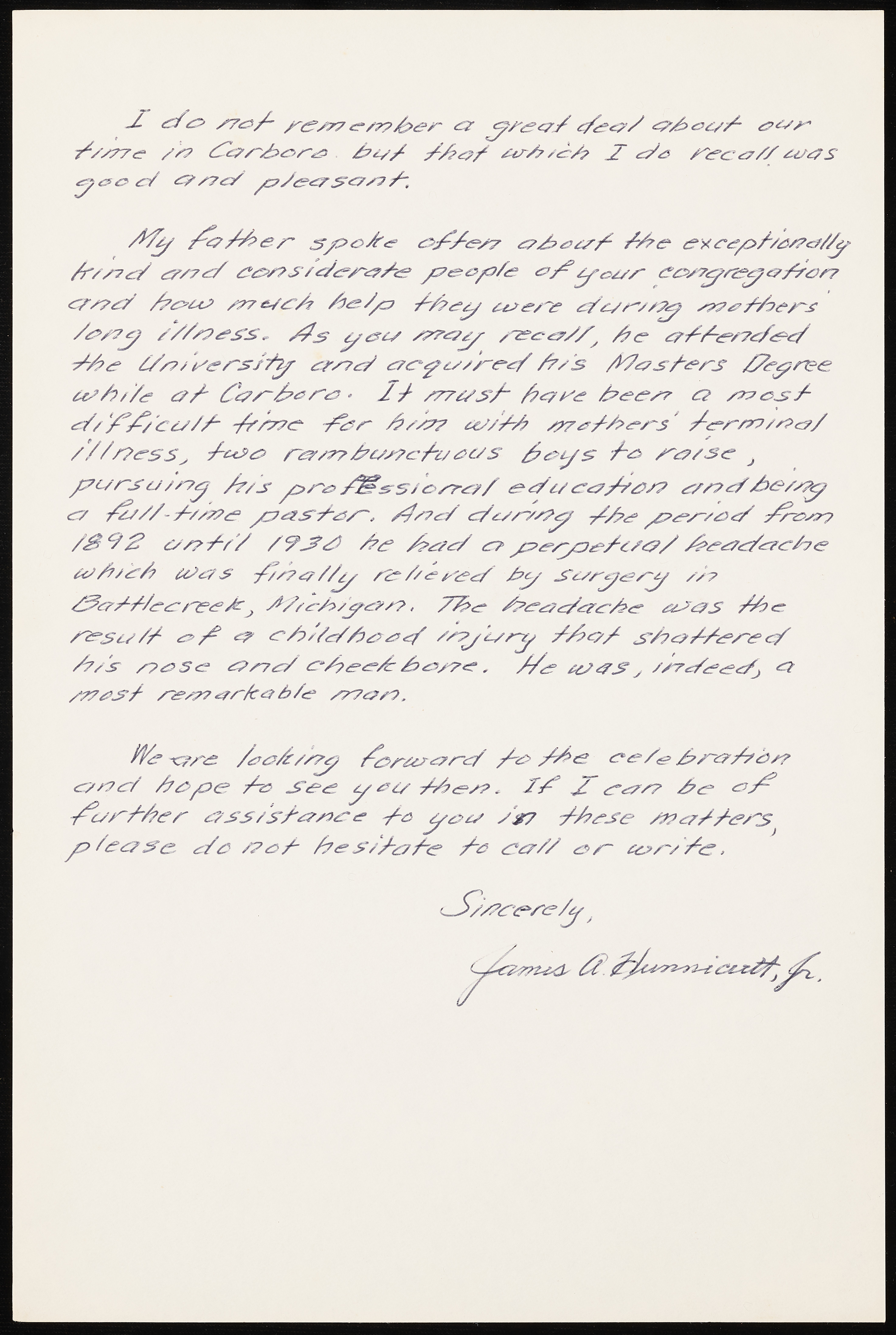 M. M. Watts Correspondence and Notes