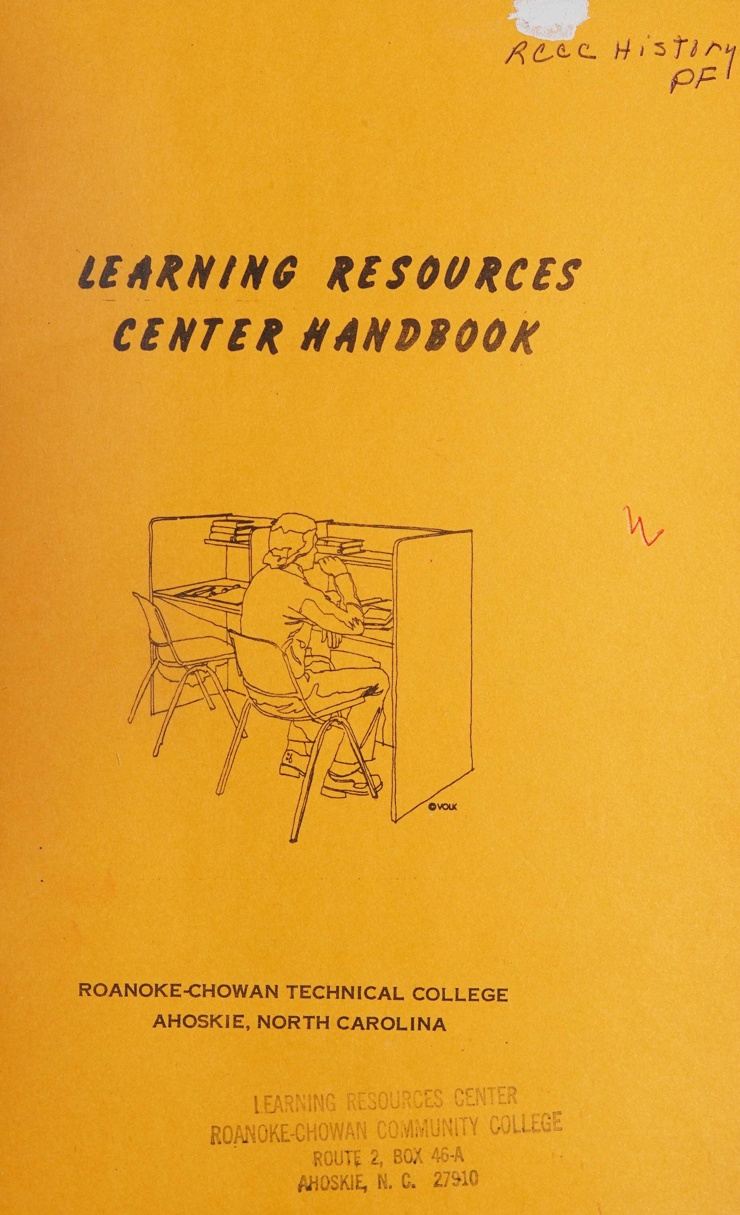 Roanoke-Chowan Technical College Learning Resources Center Handbook