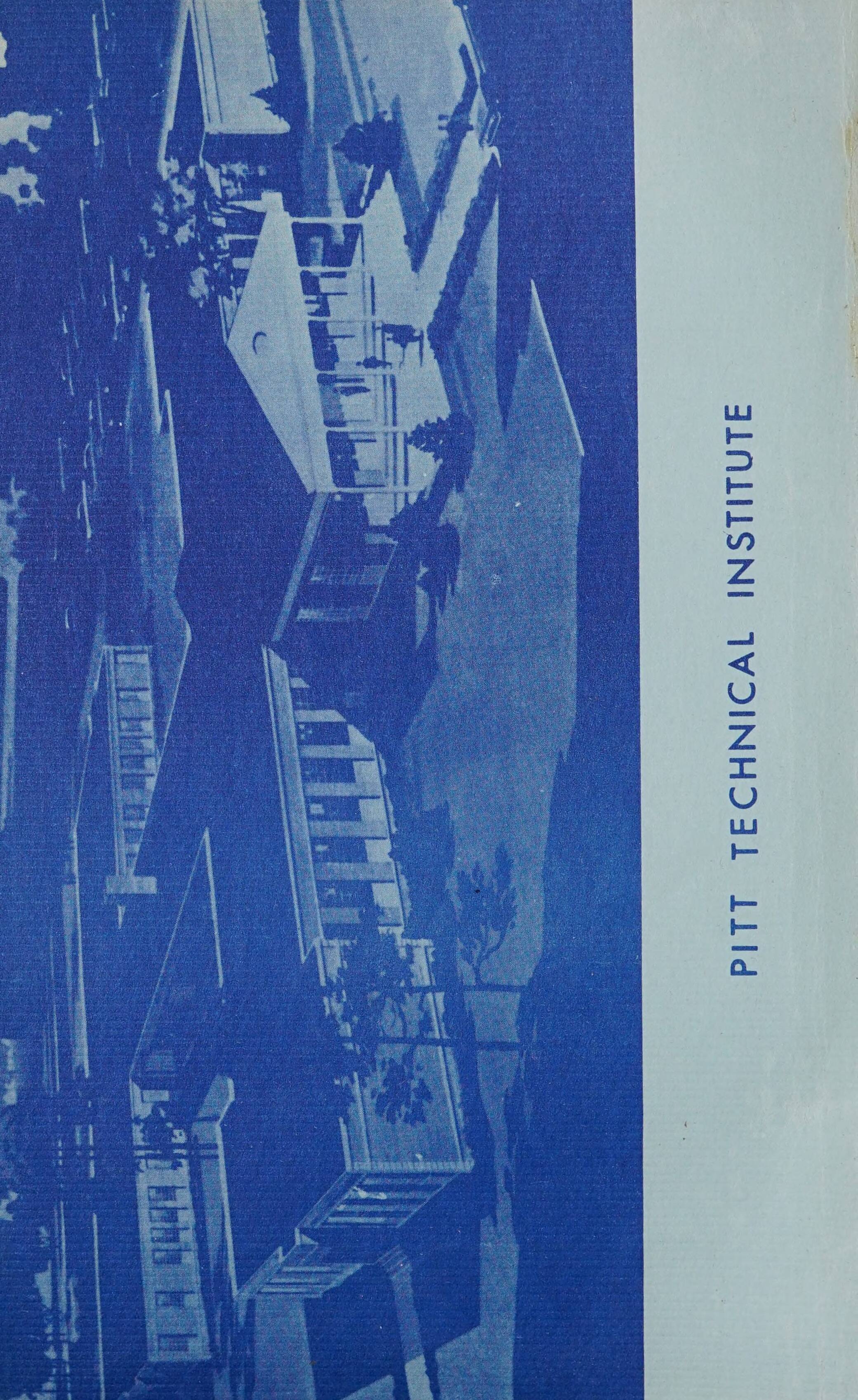 Pitt Technical Institute Catalogue [1965-1967]